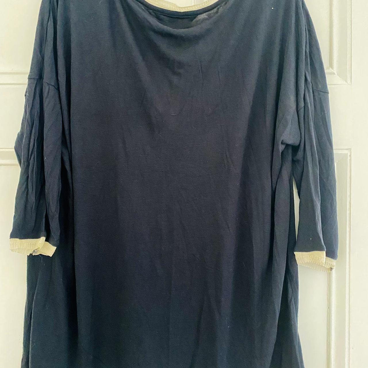 French Connection navy top Super soft Navy top with... - Depop