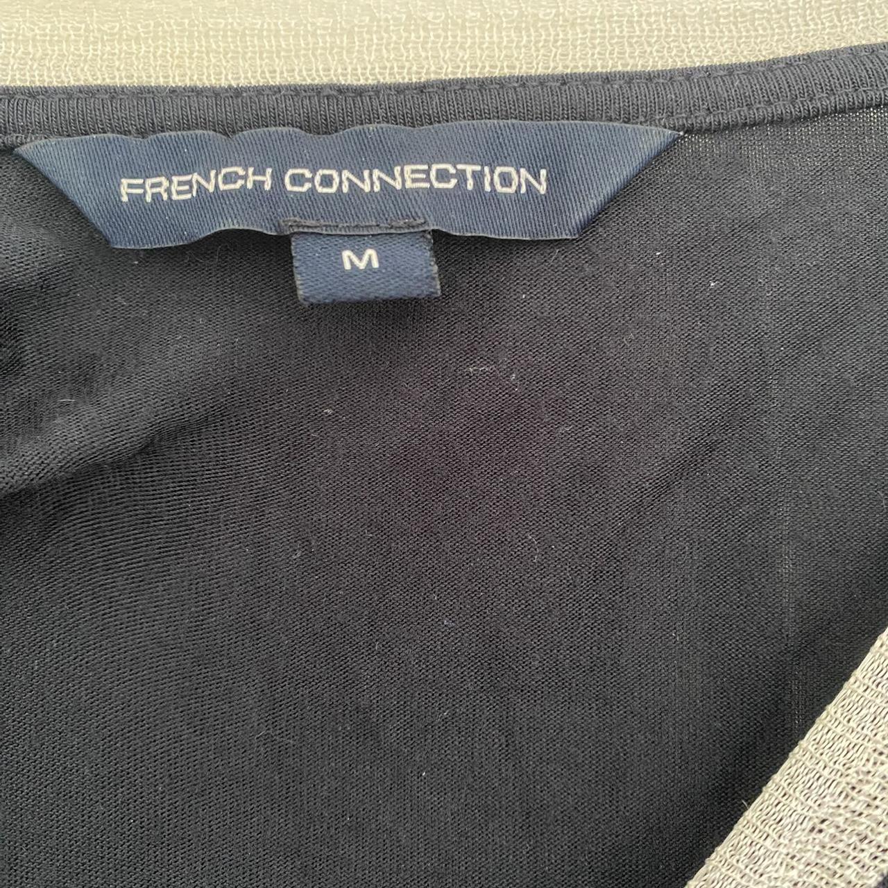 French Connection navy top Super soft Navy top with... - Depop