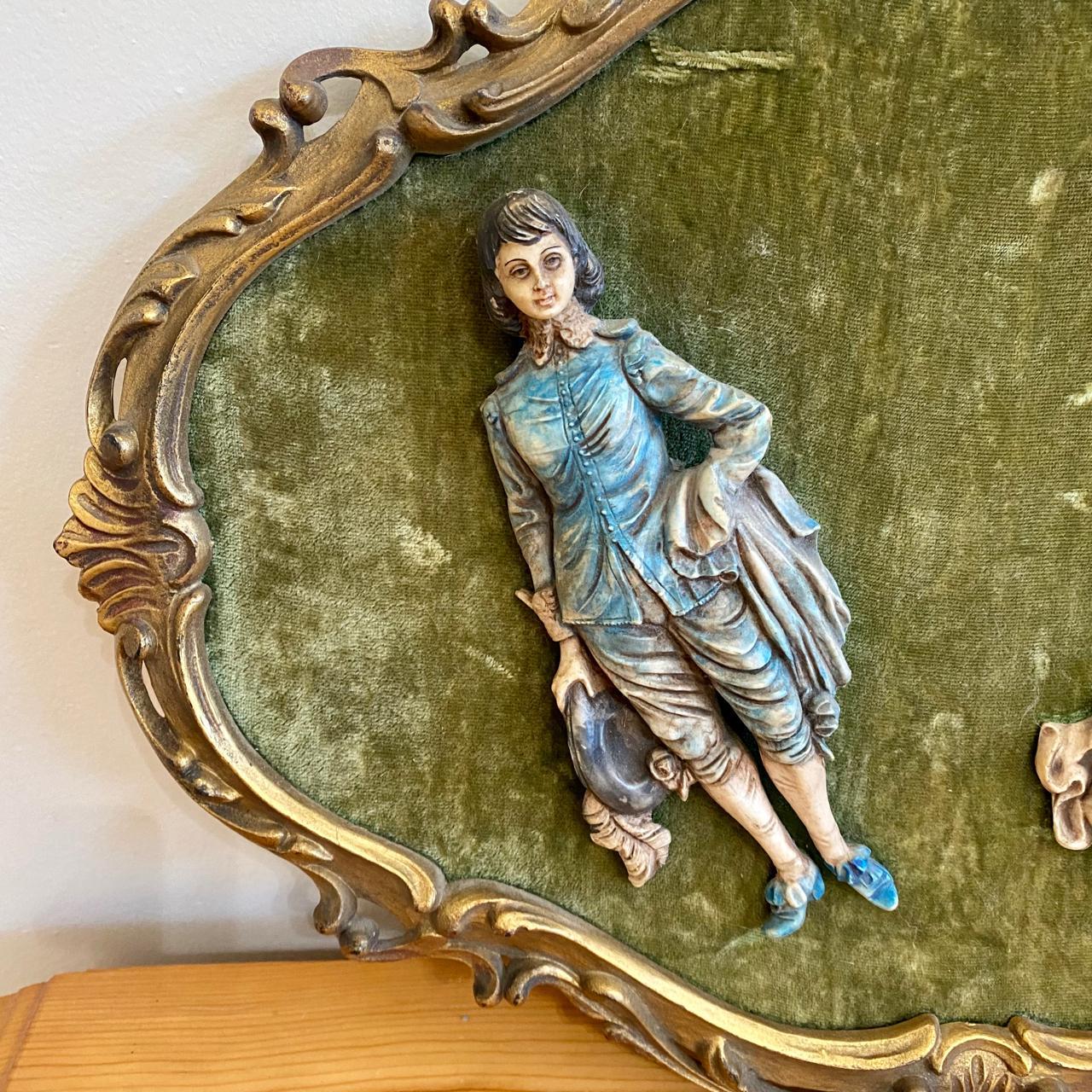 Vintage Antique Depose Wall Plaque. Features The... - Depop