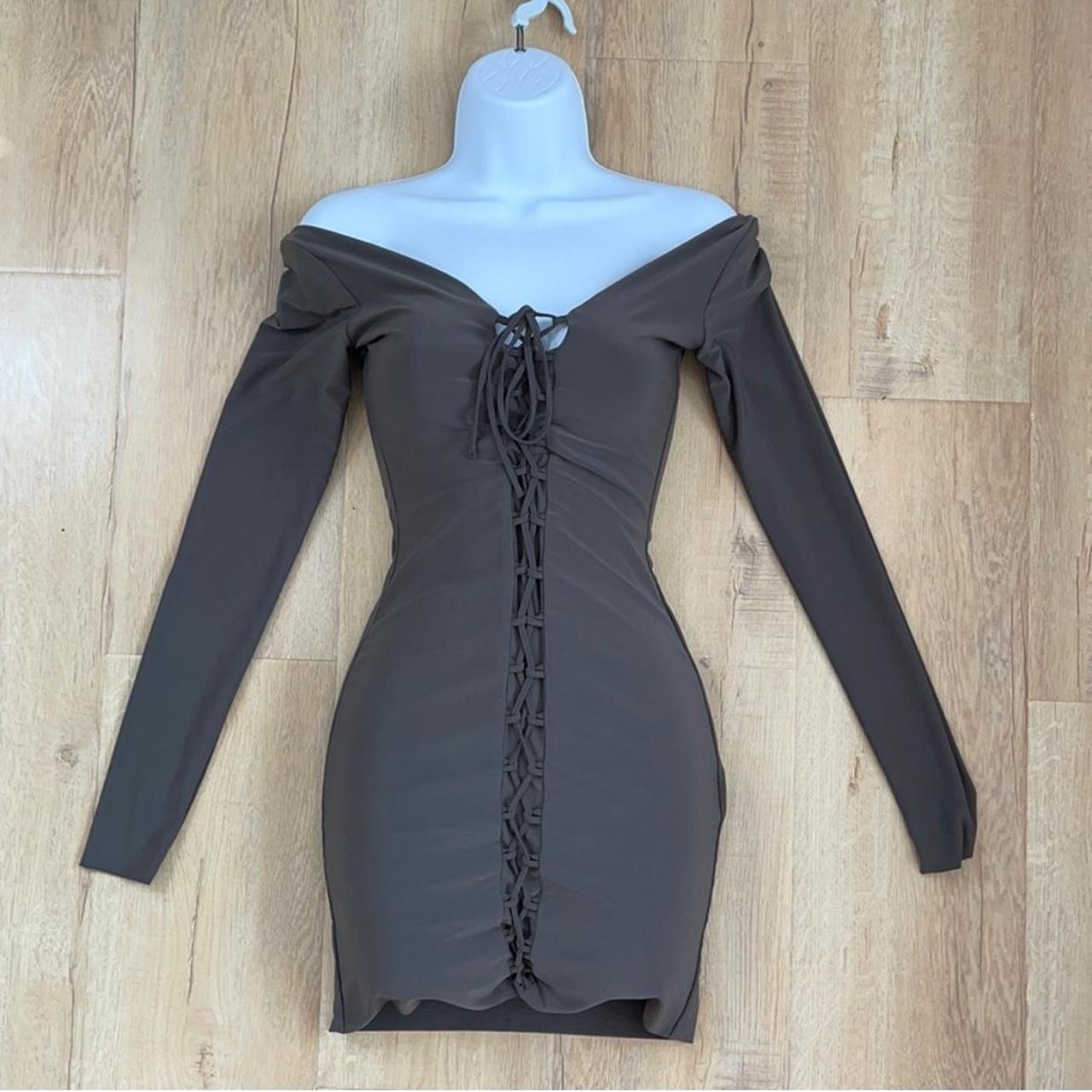 AYM Studio / Boom boom the label olive dress -... - Depop