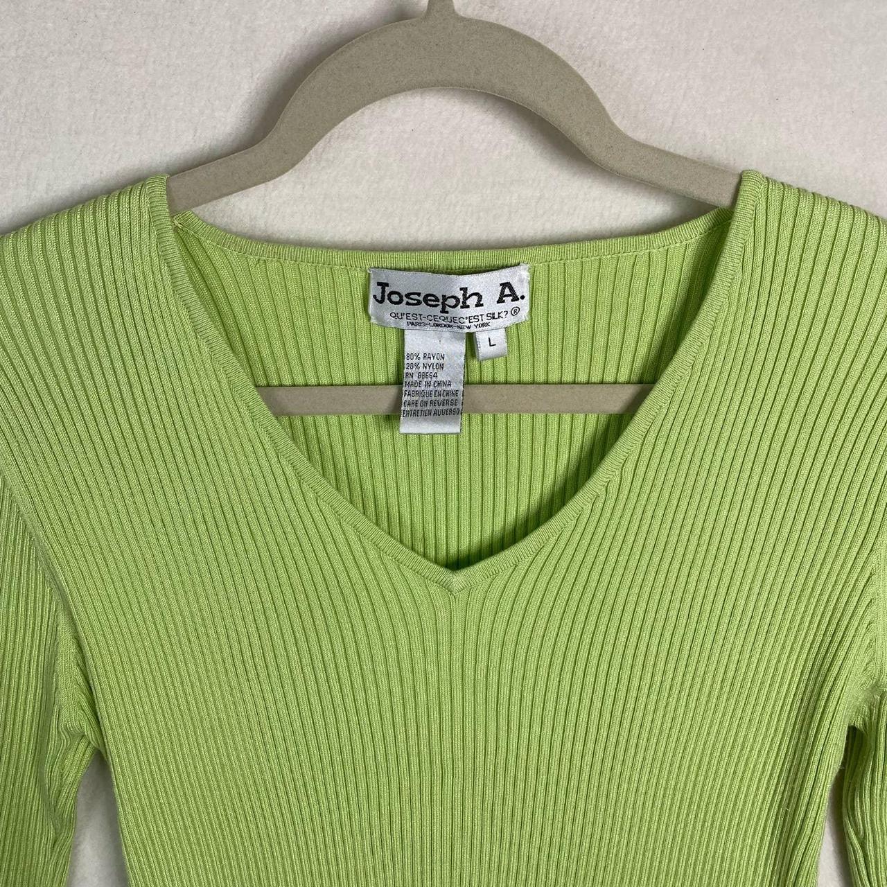 Joseph A Women's Green Jumper | Depop