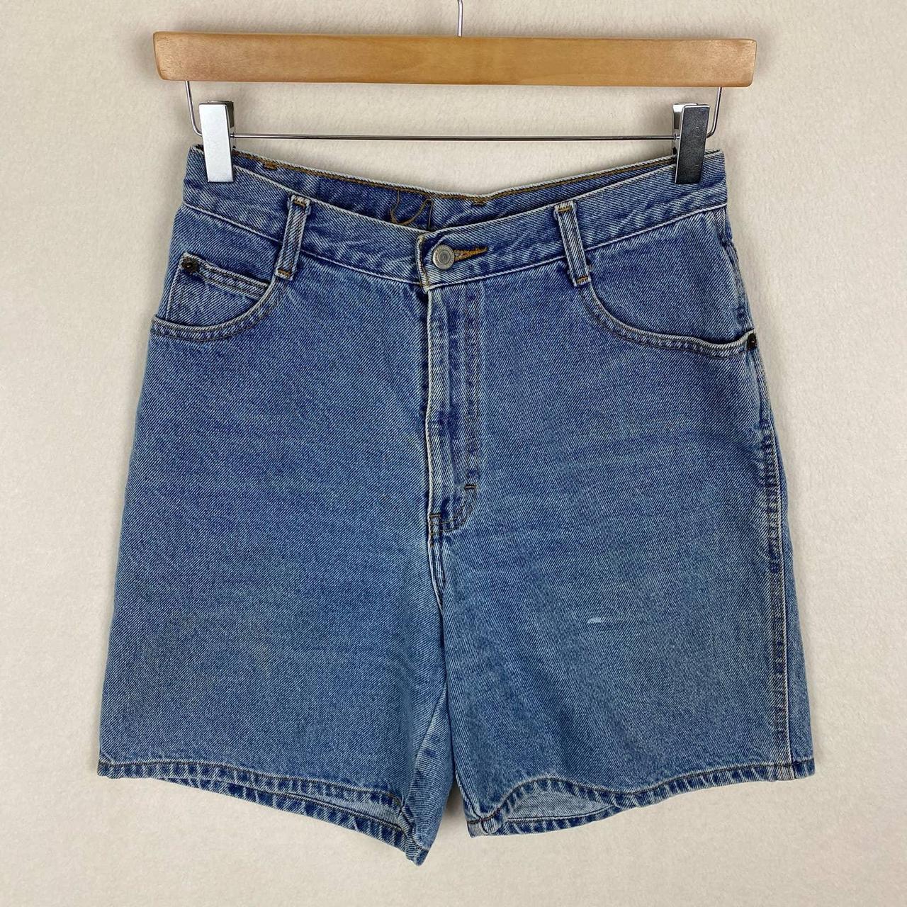Vintage Gitano Light Wash High-Rise Denim Shorts •... - Depop