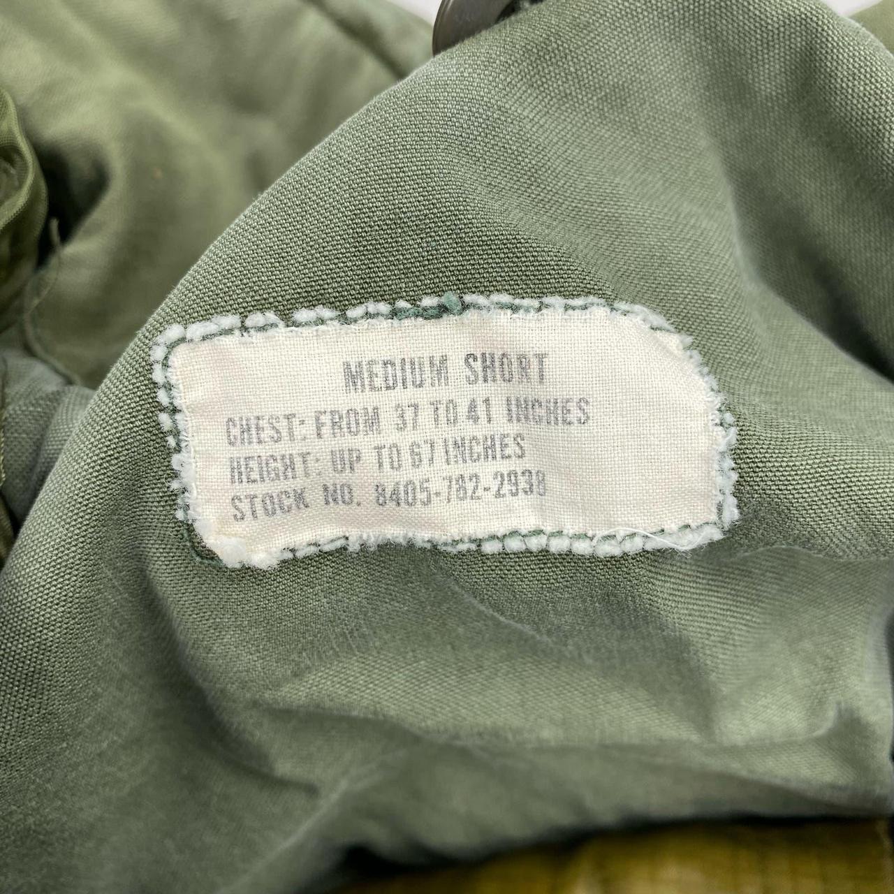 Vintage Military Jacket Green Army M65 Field... | Depop