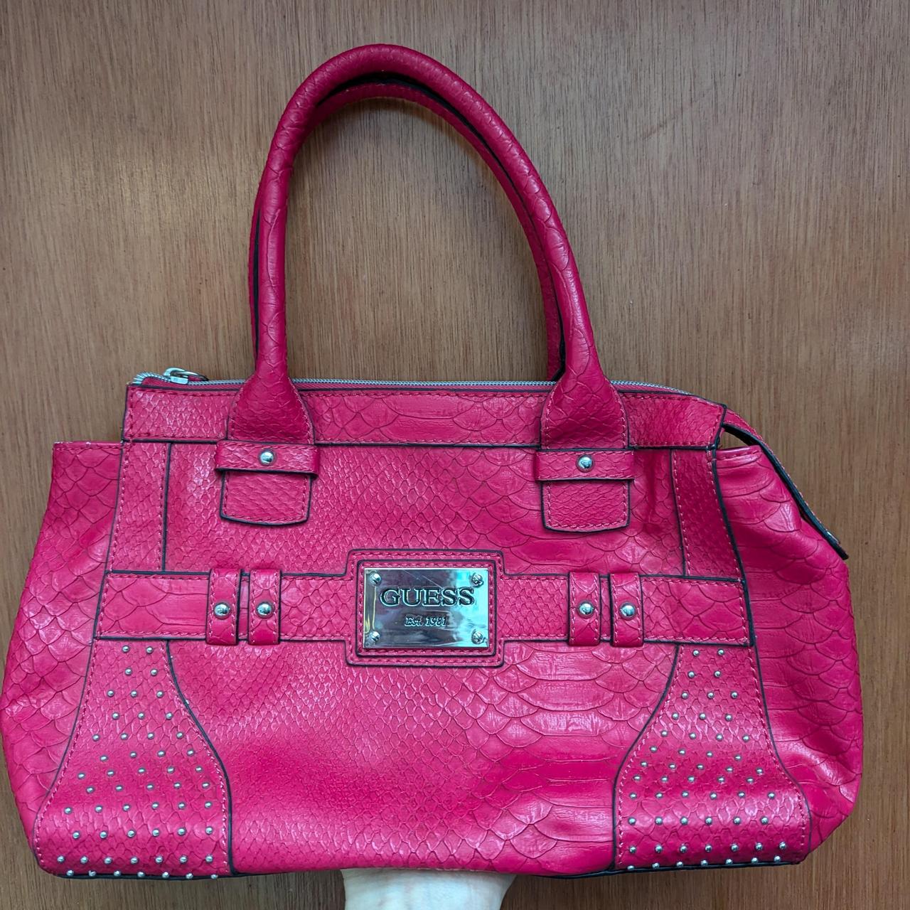 Cute pink guess bag!! - Depop