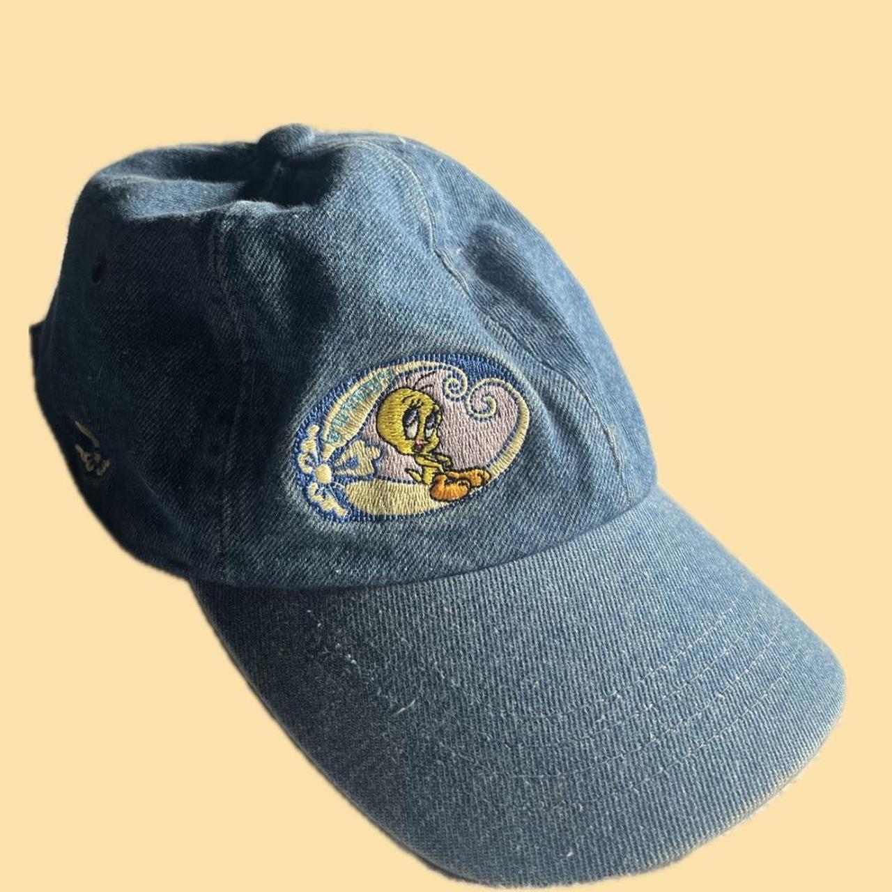 Looney Toons Cap tweety bird denim look - Depop