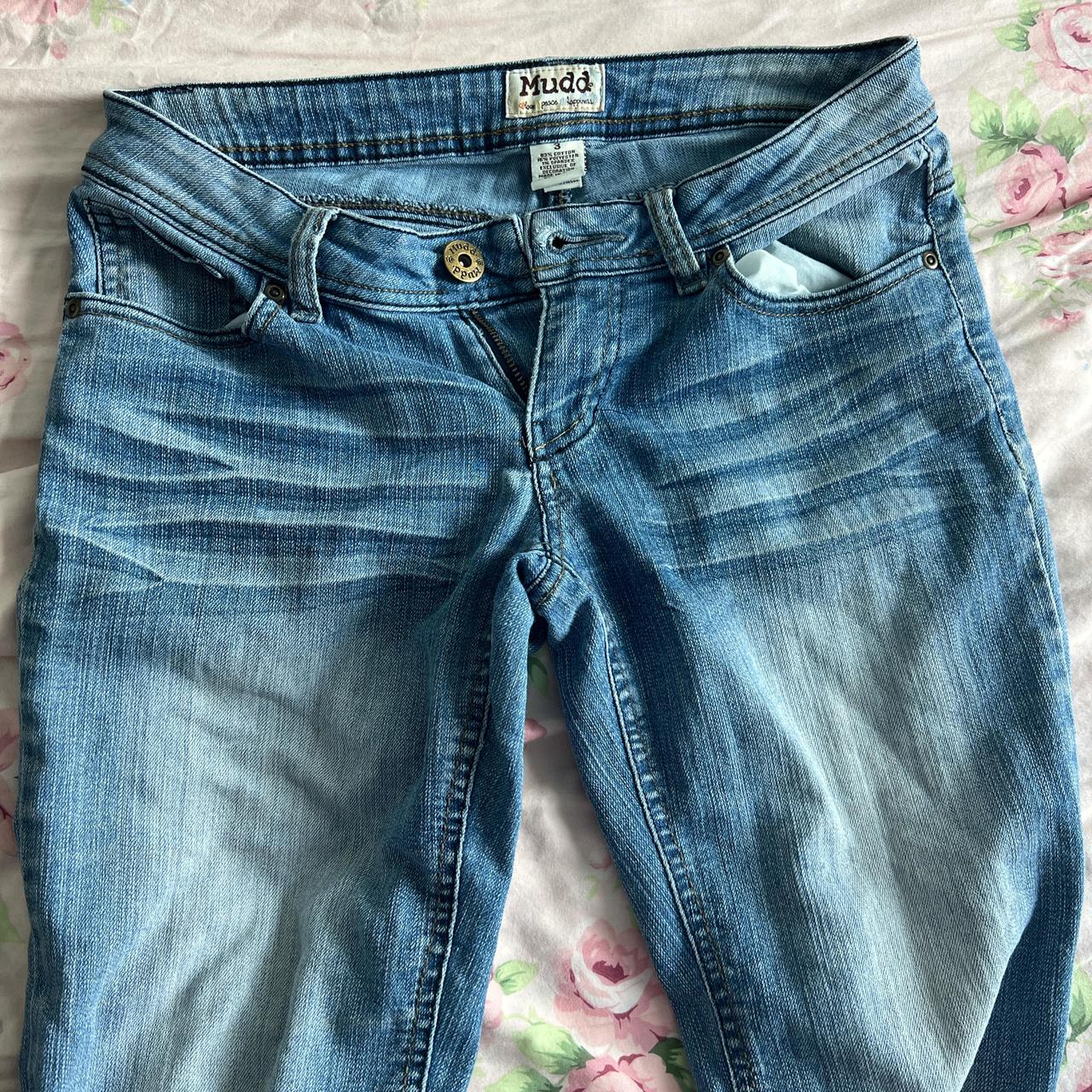 Mudd blue low-rise bootcut jeans #y2kfashion Size 3... | Depop