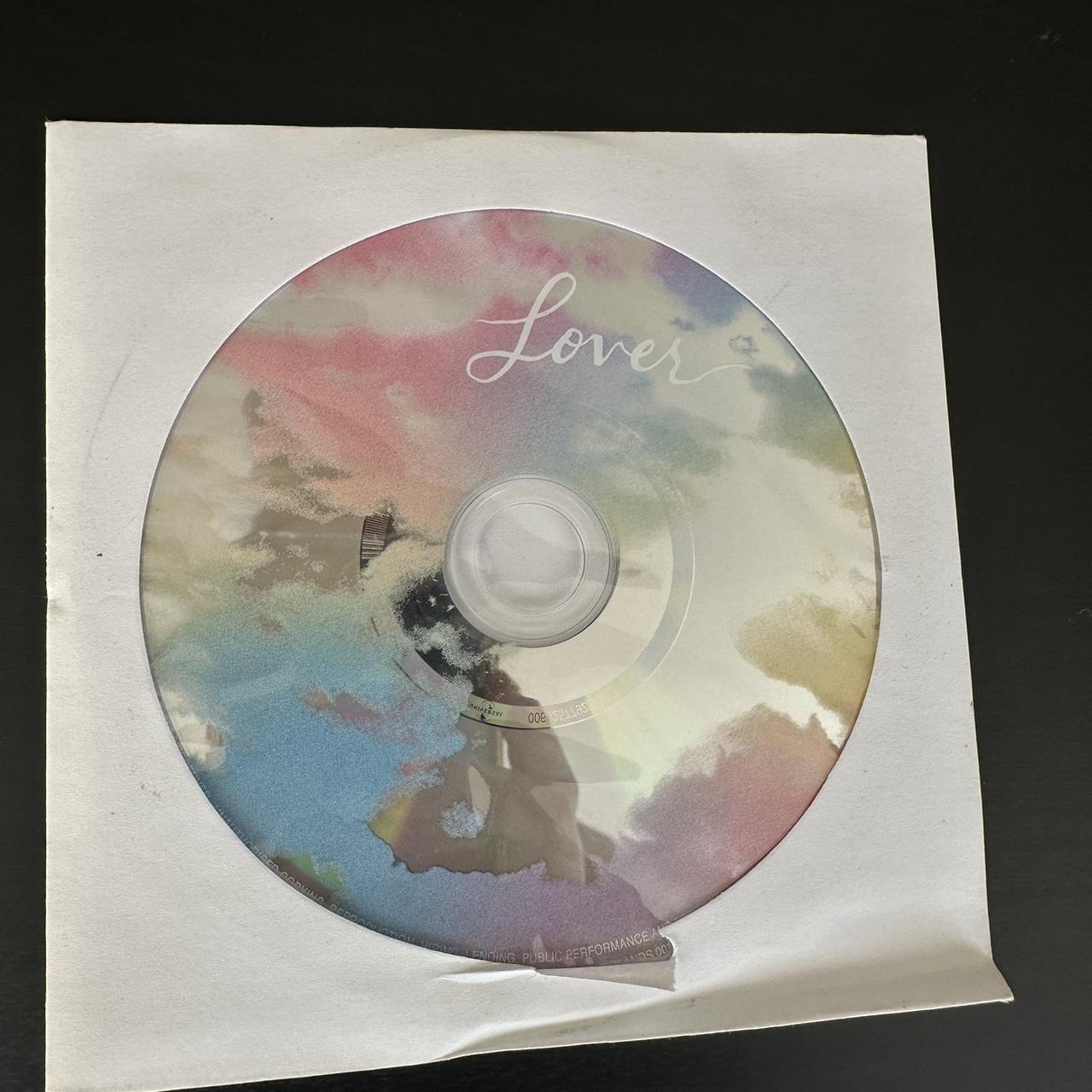 taylor swift lover cd no case, otherwise never been... - Depop