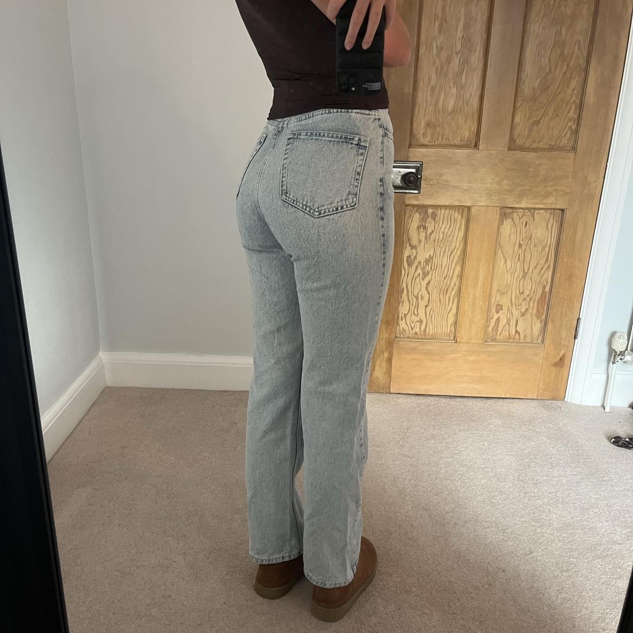 Weekday Rowe straight leg jeans, perfect condition.... - Depop