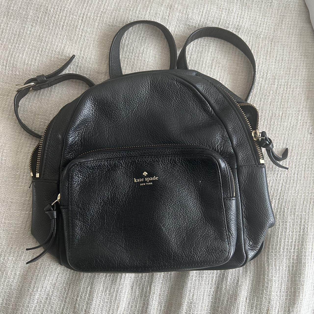 Kate spade small backpack 100% Leather No rips or... - Depop