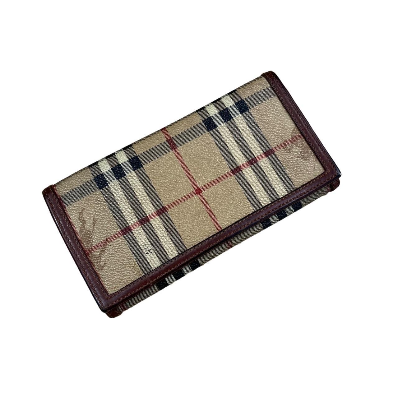 Vintage Burberry authentic nova check wallet. Very... - Depop