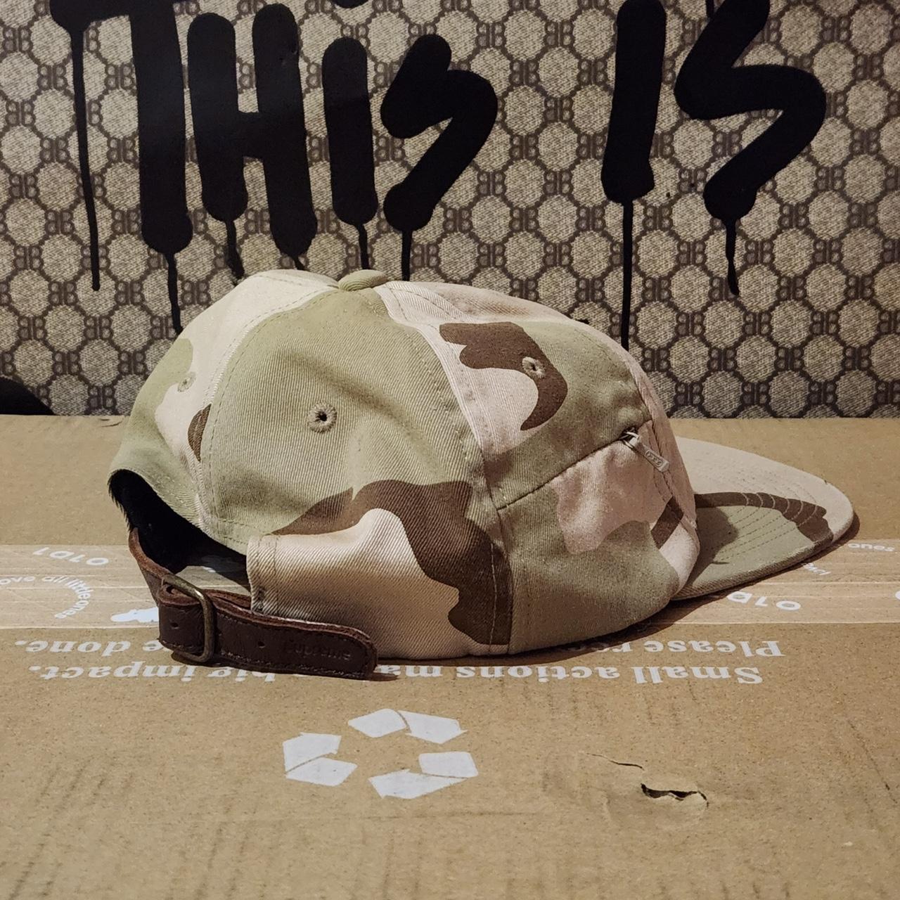 SUPREME 5 PANEL POCKET HAT - DESERT CAMO size -... - Depop
