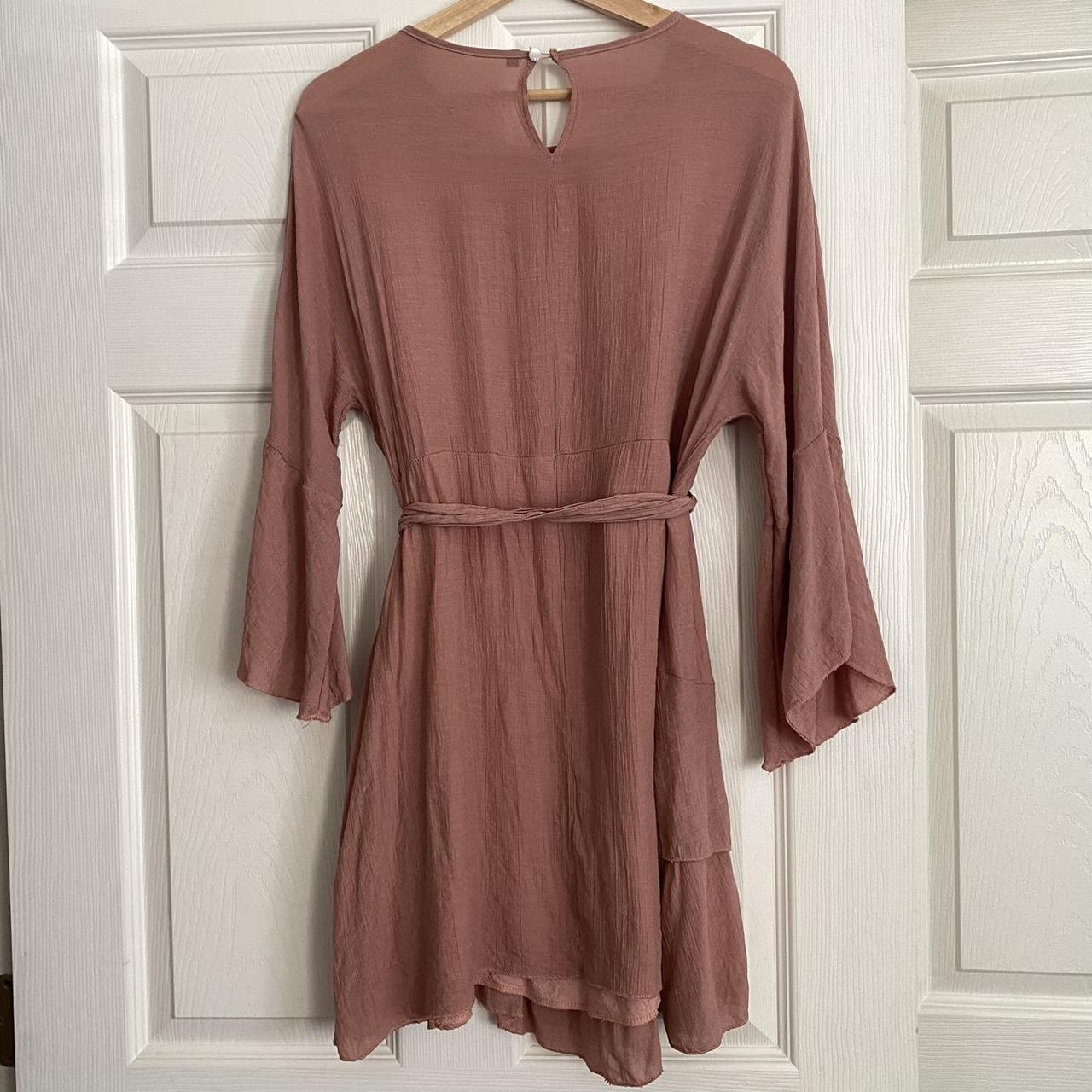 Rose ruffle dress with quarter sleeves! So... - Depop