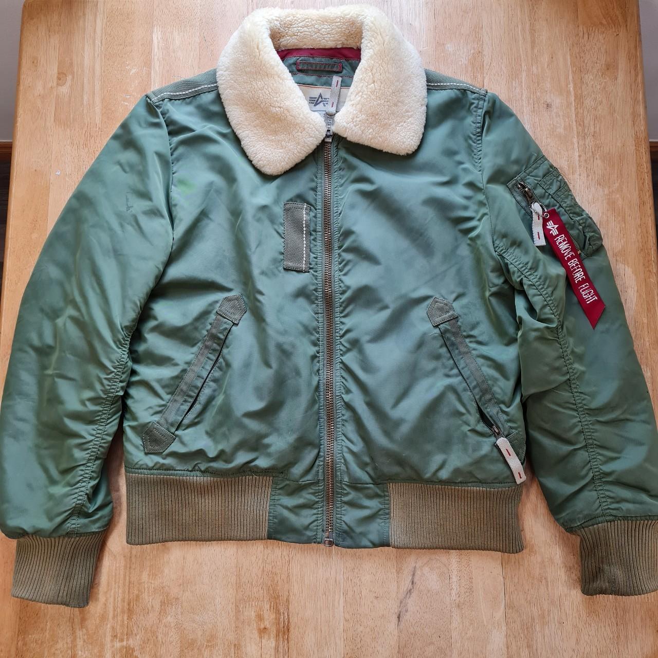 Alpha Industries INJECTOR III Bomber Jacket. Size... - Depop