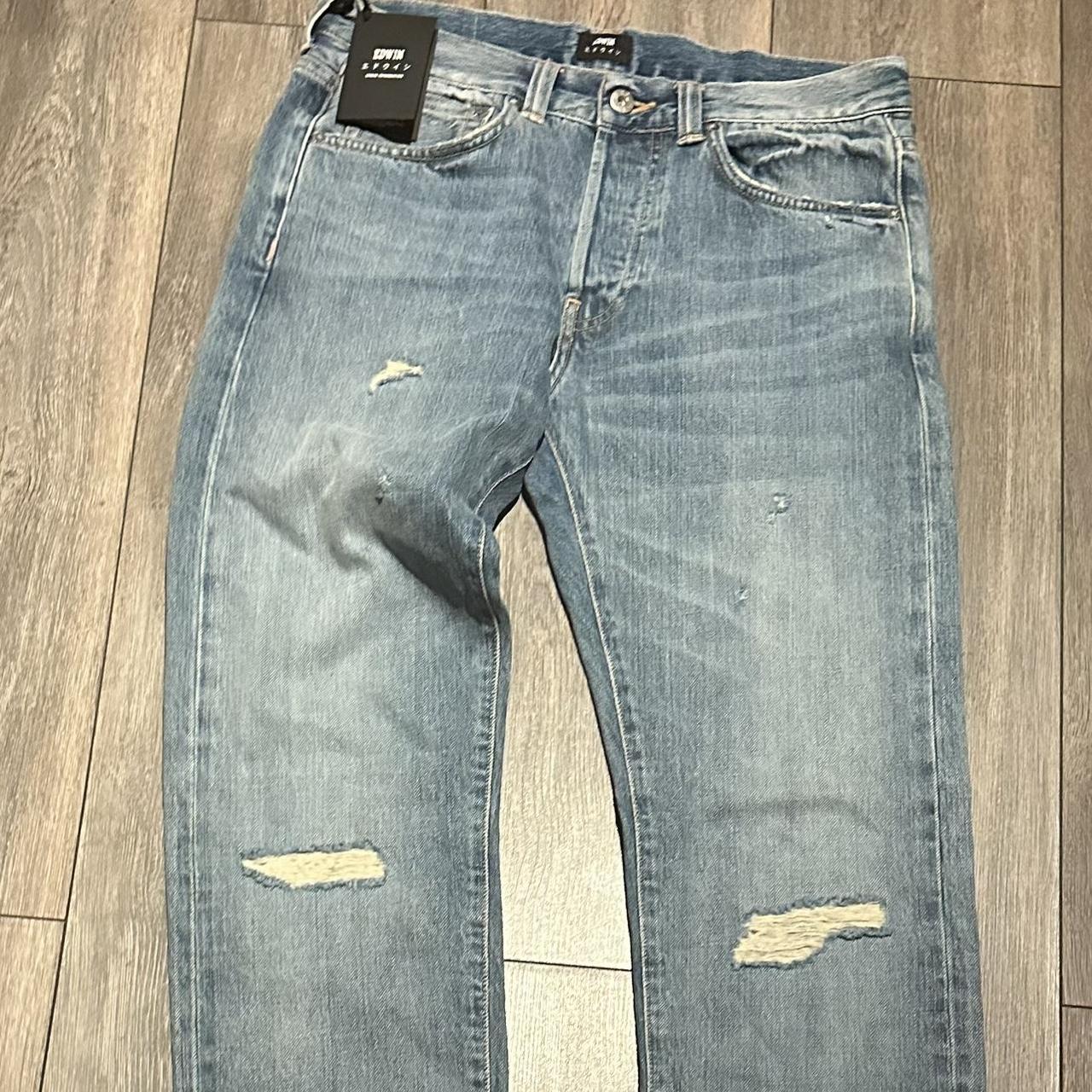 Brand New Edwin Jeans Rainbow Selvedge Slim Tapered... - Depop