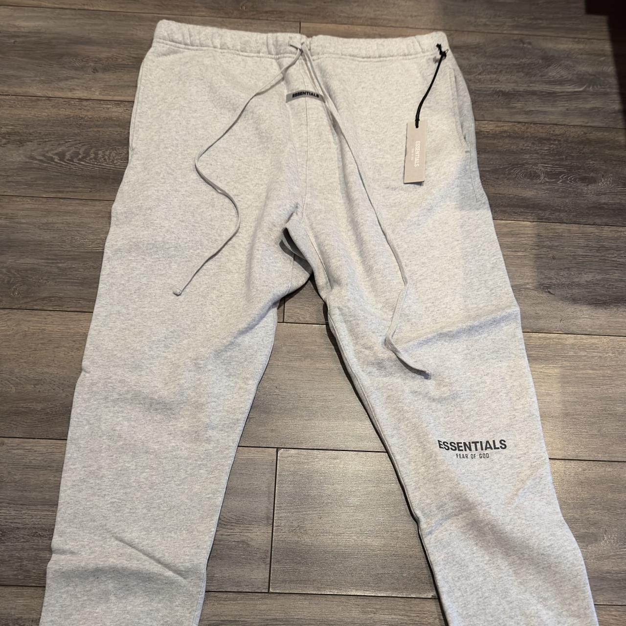 Brand New Fear Of God Essentials Tracksuit Bottoms... - Depop