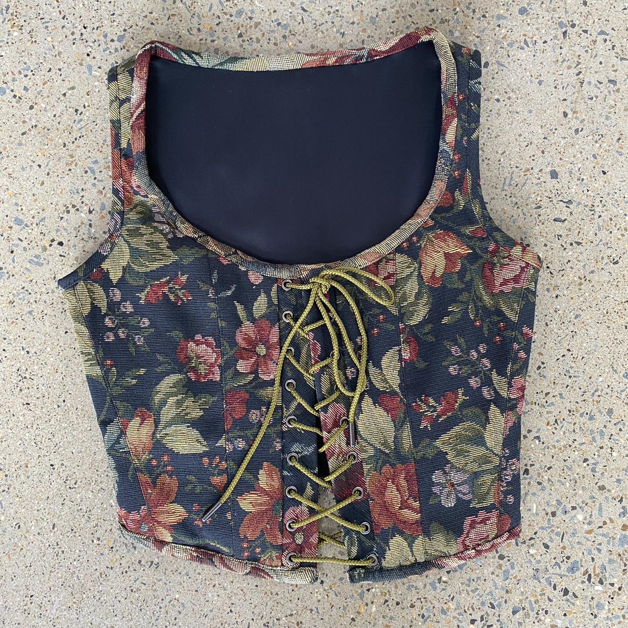 All Is A Gentle Spring Corset Top. Never worn. Size... - Depop