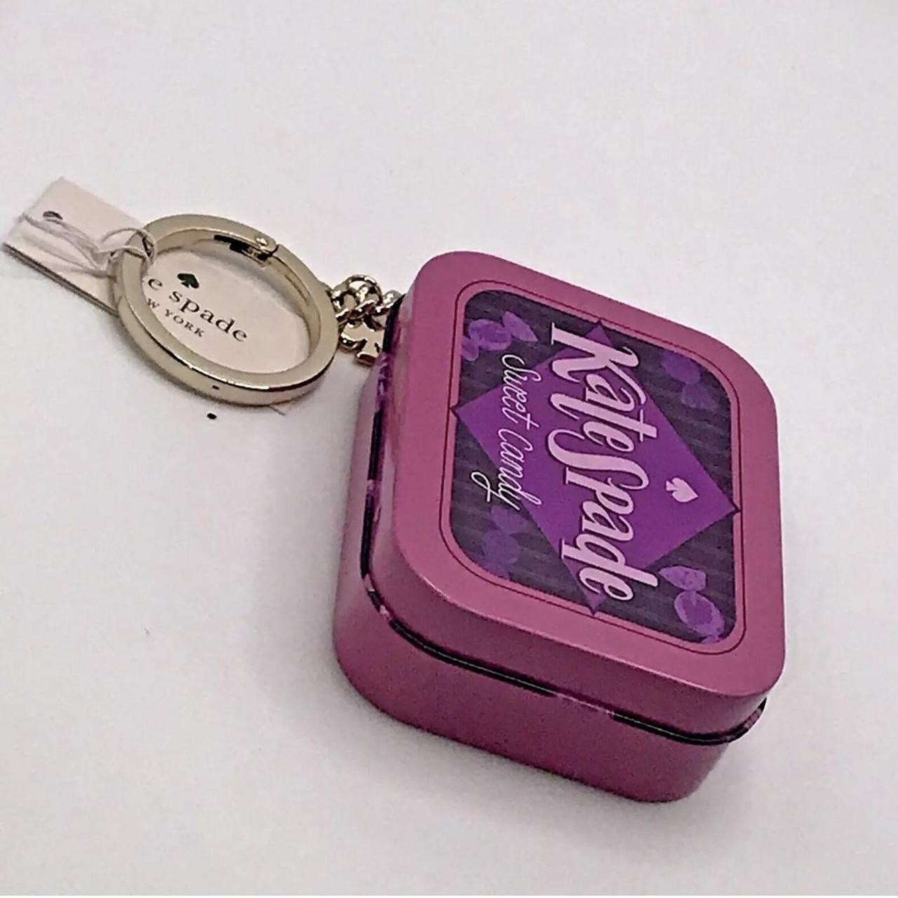 Kate Spade Candy Shop Tin Key Fob Bag Charm Keychain... | Depop