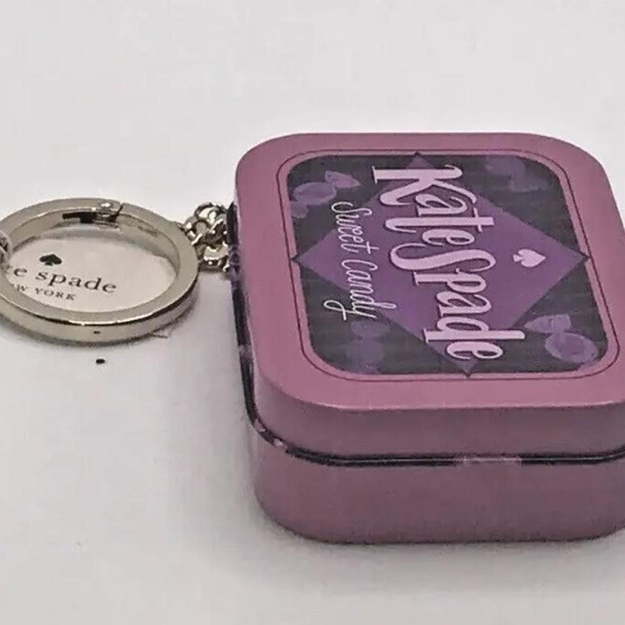 Kate Spade Candy Shop Tin Key Fob Bag Charm Keychain... | Depop