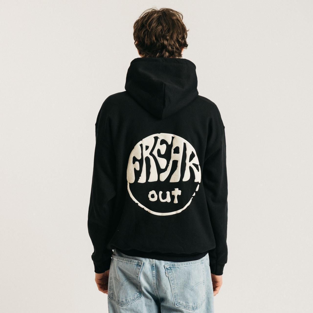 - Savva Clothing Freak Out hoodie - Black , Puff... - Depop
