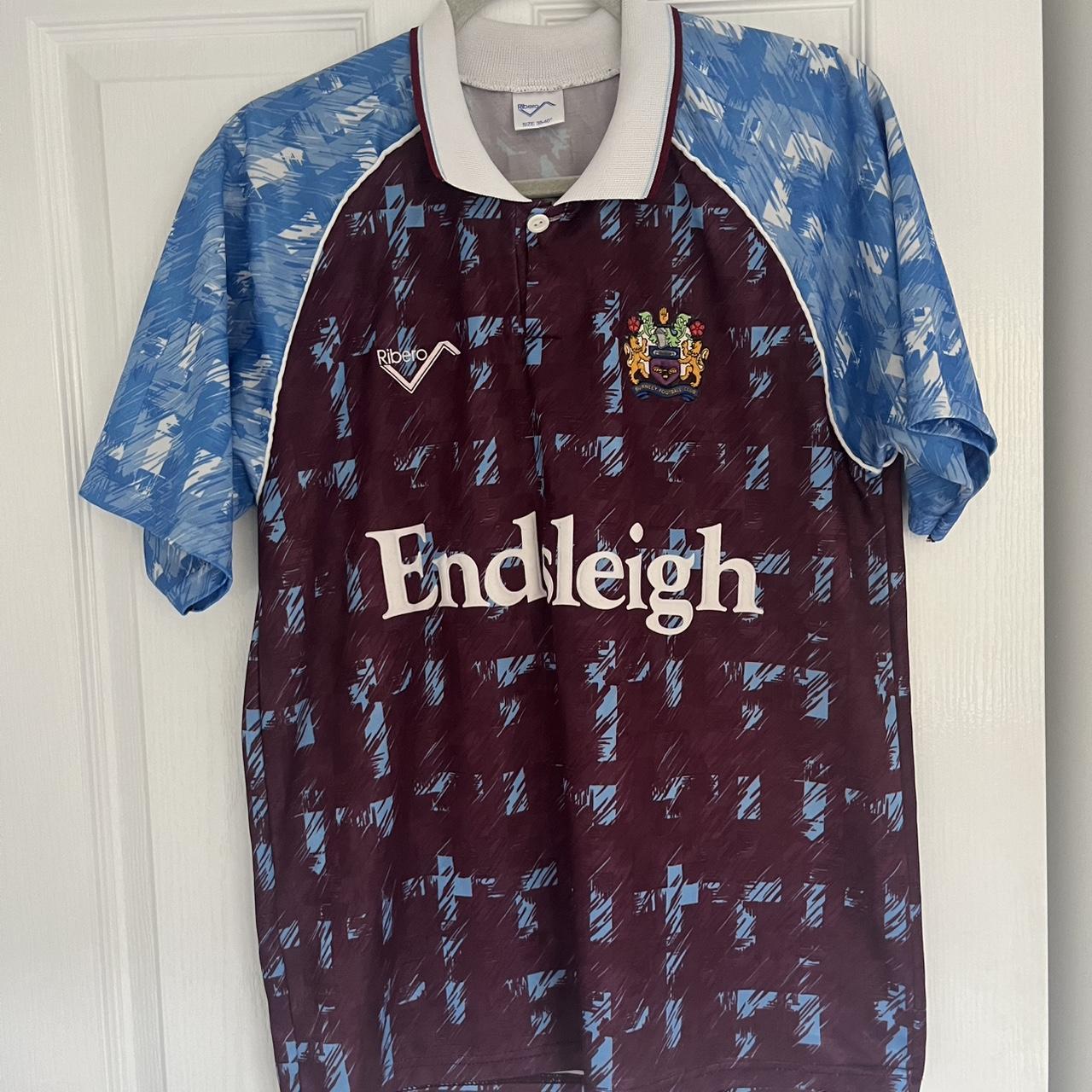 Original Burnley 1992/93 Home Football Shirt Size -... - Depop