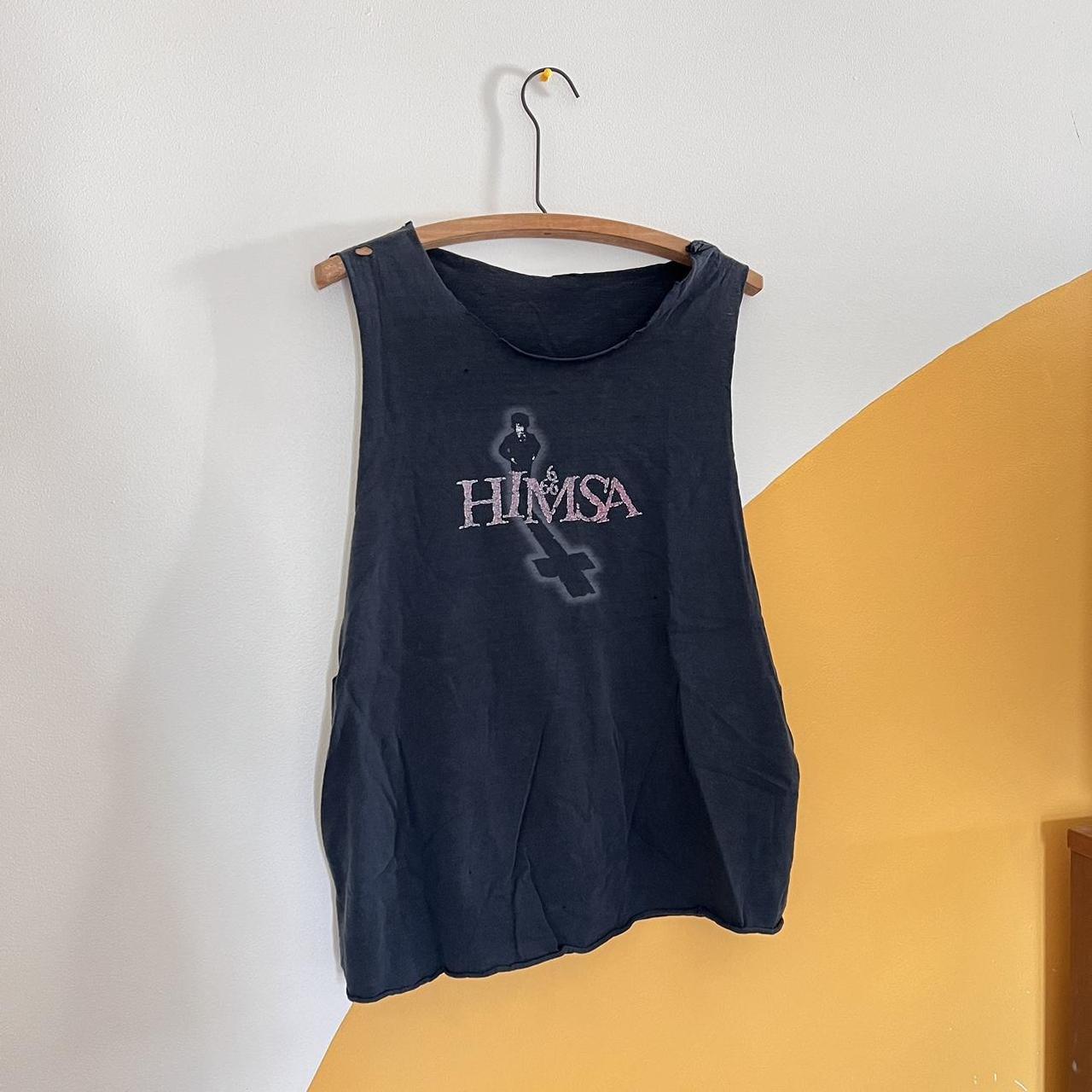 OG Himsa chopped shirt size L, paper thin and... - Depop