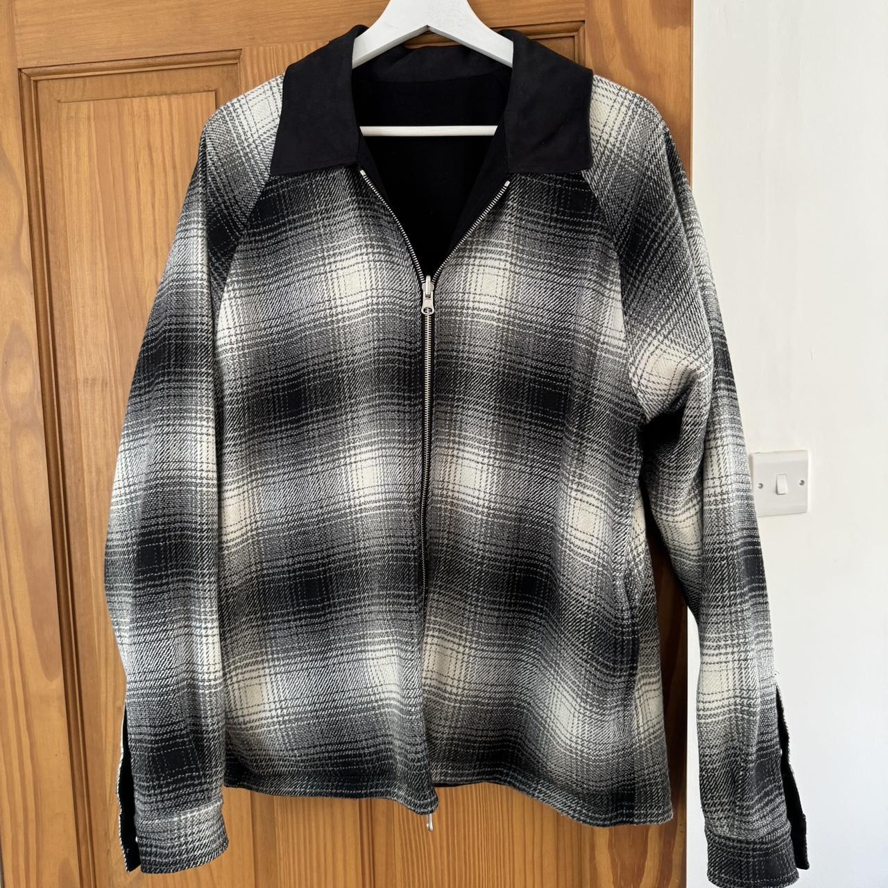 Represent Reversible Work Shirt Jacket Flannel Size... | Depop