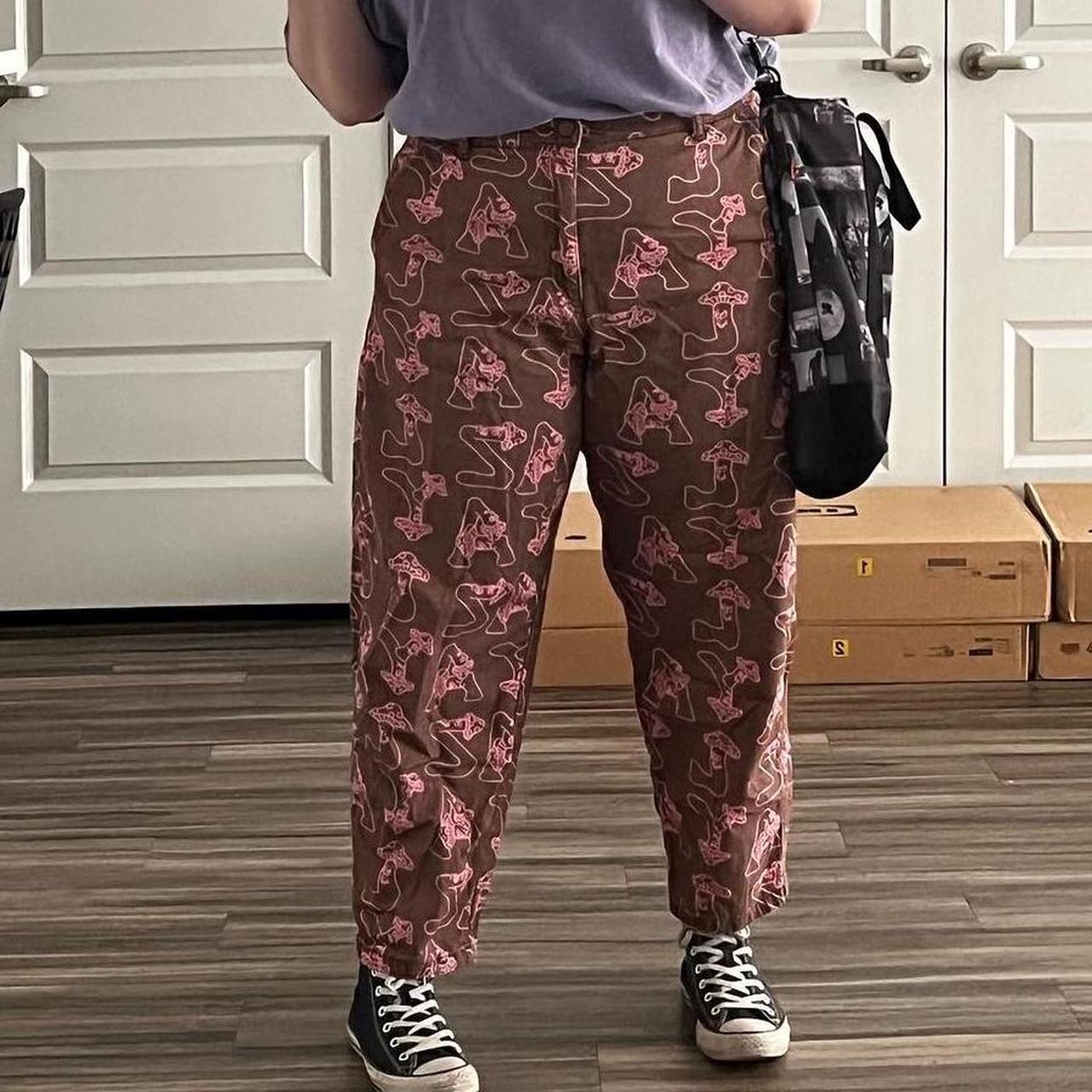 lazy oaf tokyo pants! super cute tapered/straight... - Depop