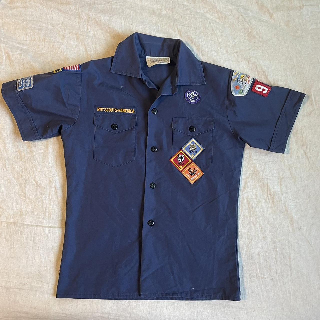 Y2k 2009/2010 Boy Scouts shirt! Fits size SMALL... - Depop