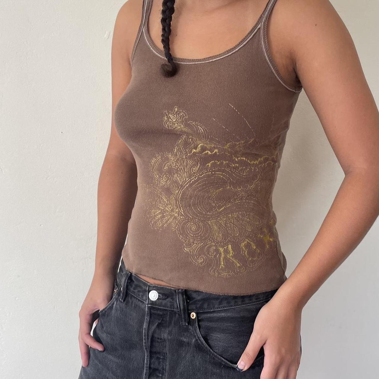 Y2k Roxy tank! Size small/ medium #roxy... - Depop