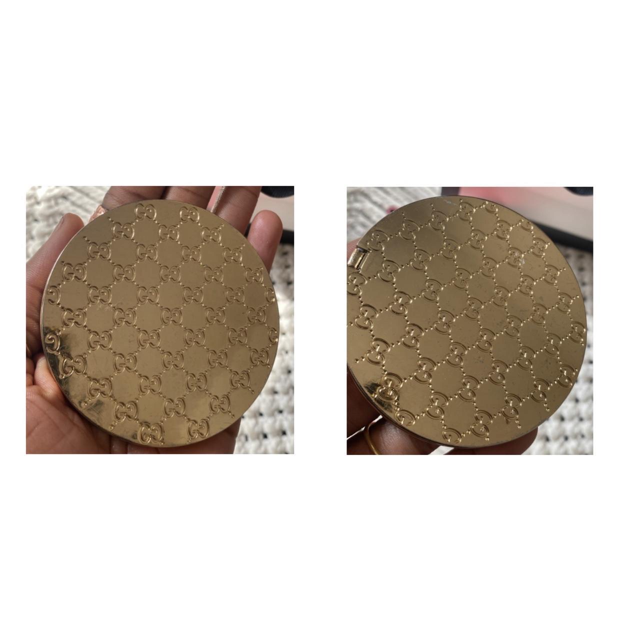 Mini Gucci compact mirror. Slight crack in the... - Depop