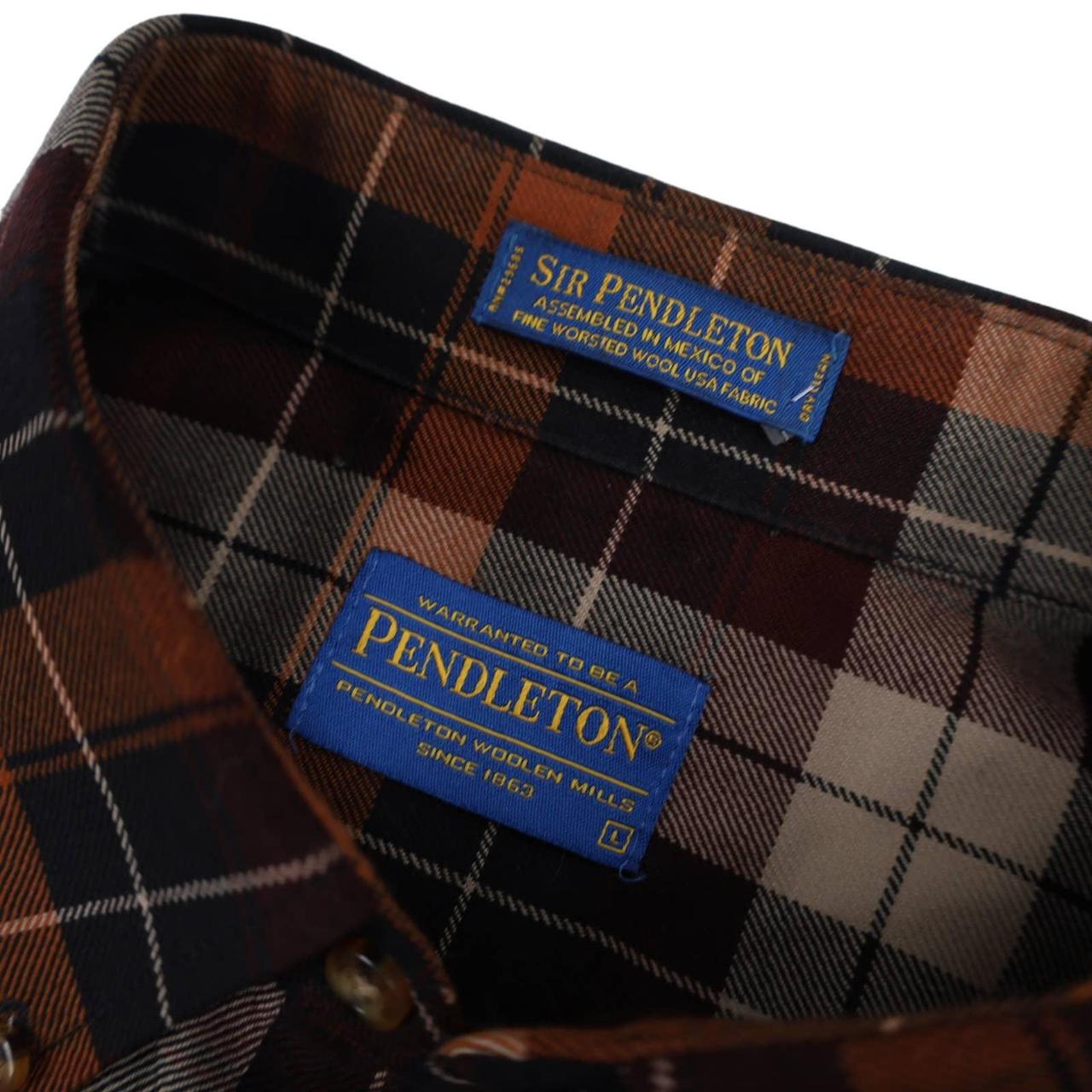 Pendleton Sir Pendleton %100 Worsted Wool Plaid... - Depop