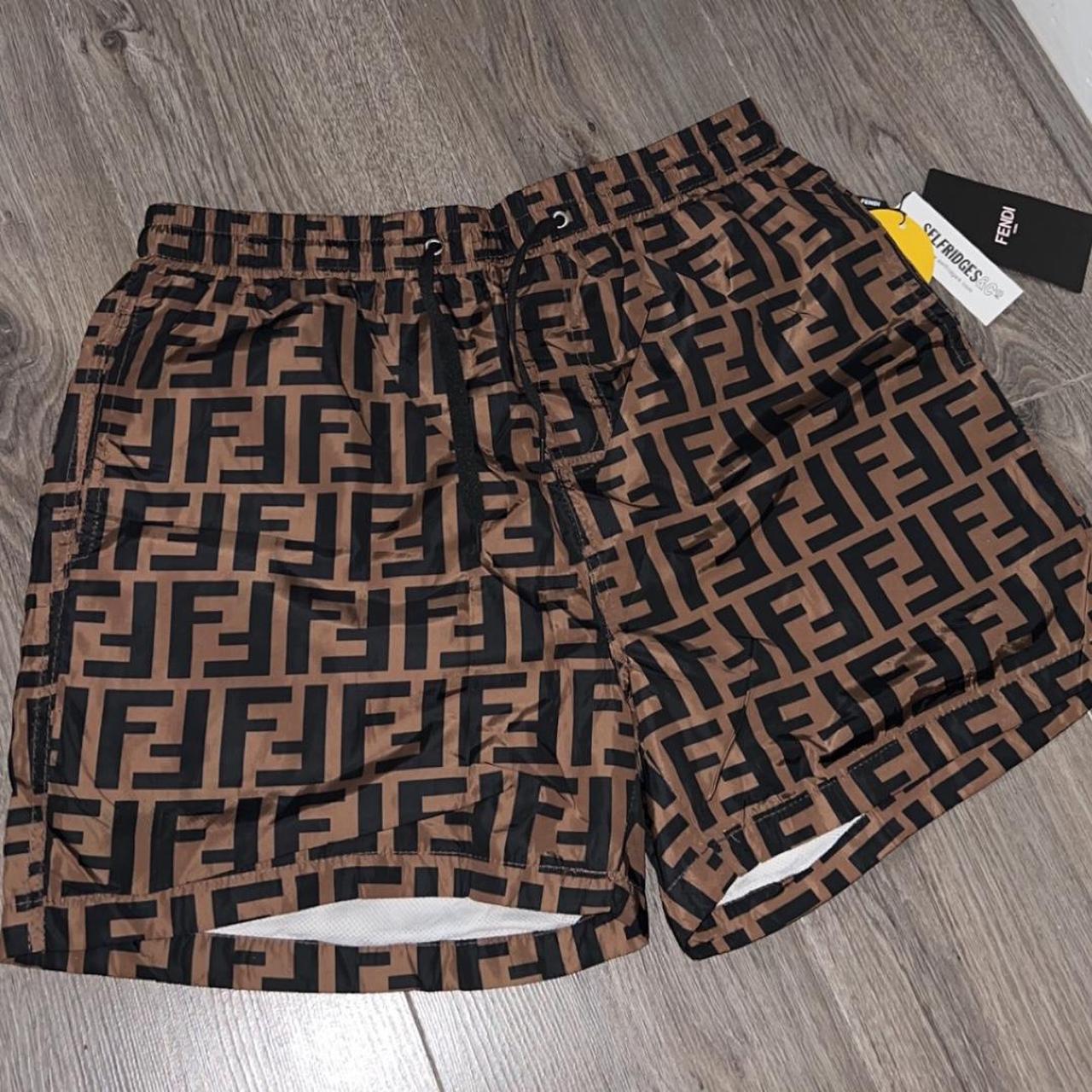 Mens Fendi Swim Shorts Brand New with Tags Never... - Depop