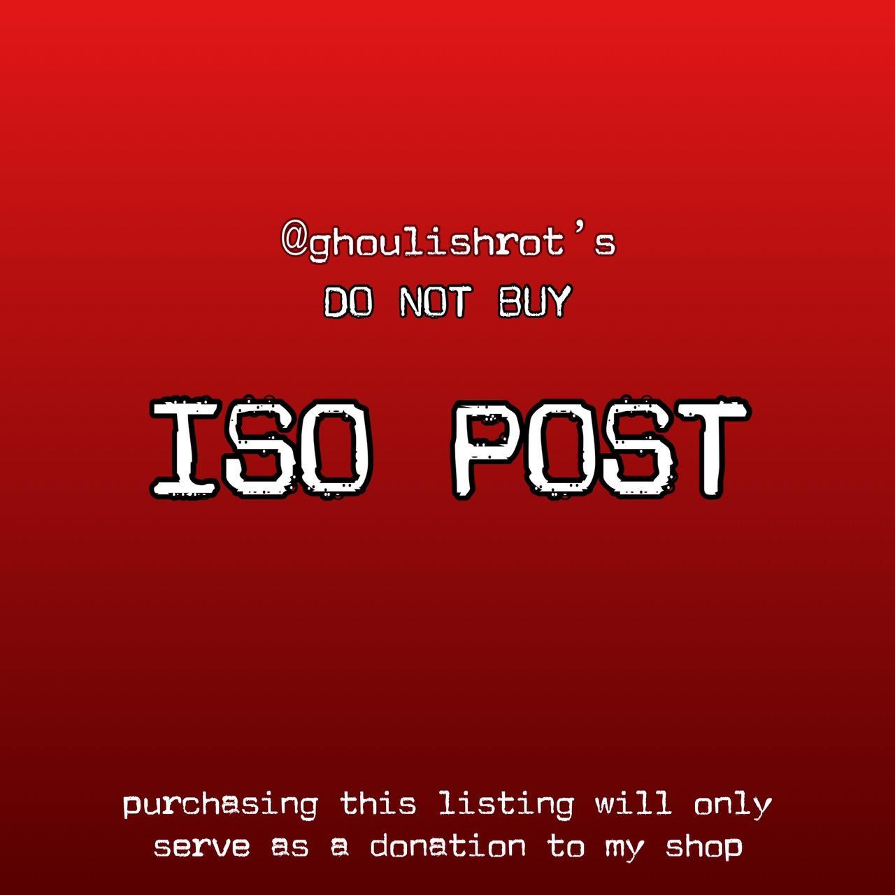 ‼️ YOU WILL NOT BE REFUNDED ‼️ this is my ISO list!!... | Depop