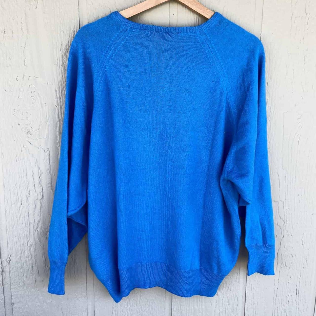 Vintage 80s 90s Eileen bright cobalt cerealeun royal... | Depop