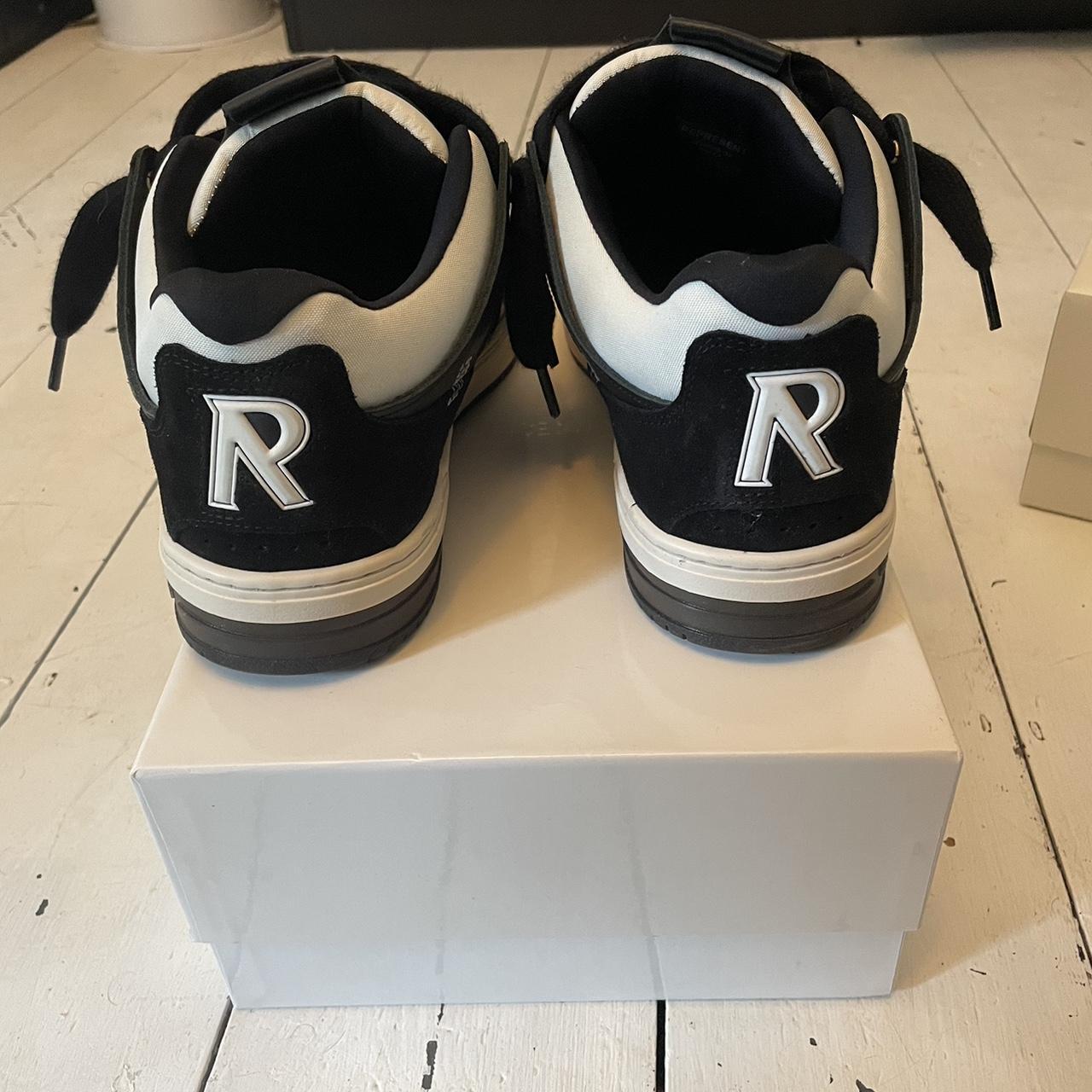 Represent bully’s black and white Uk size 10 Worn... - Depop
