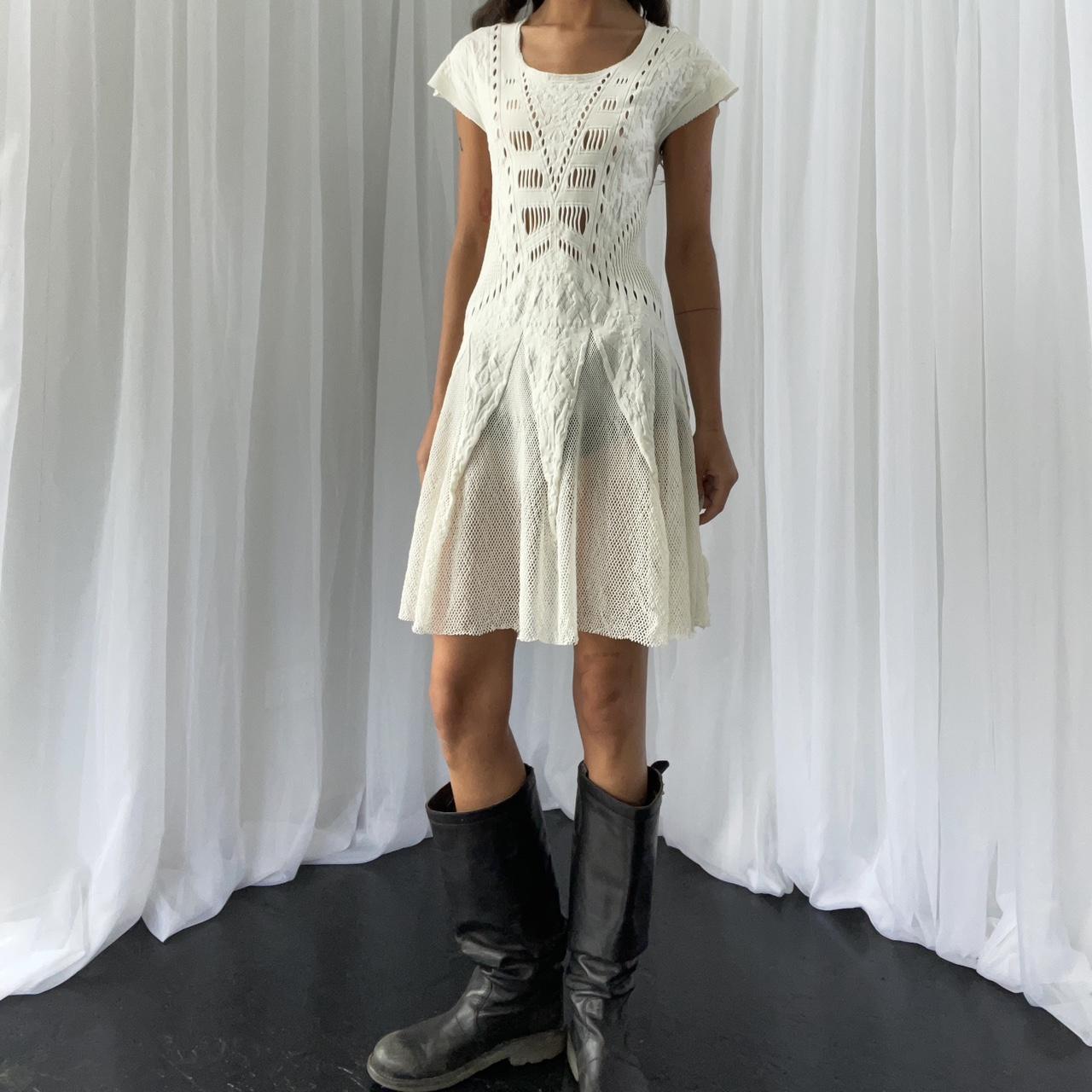 Stunning vintage Hiroko Koshino Hiroko BIS cream... | Depop