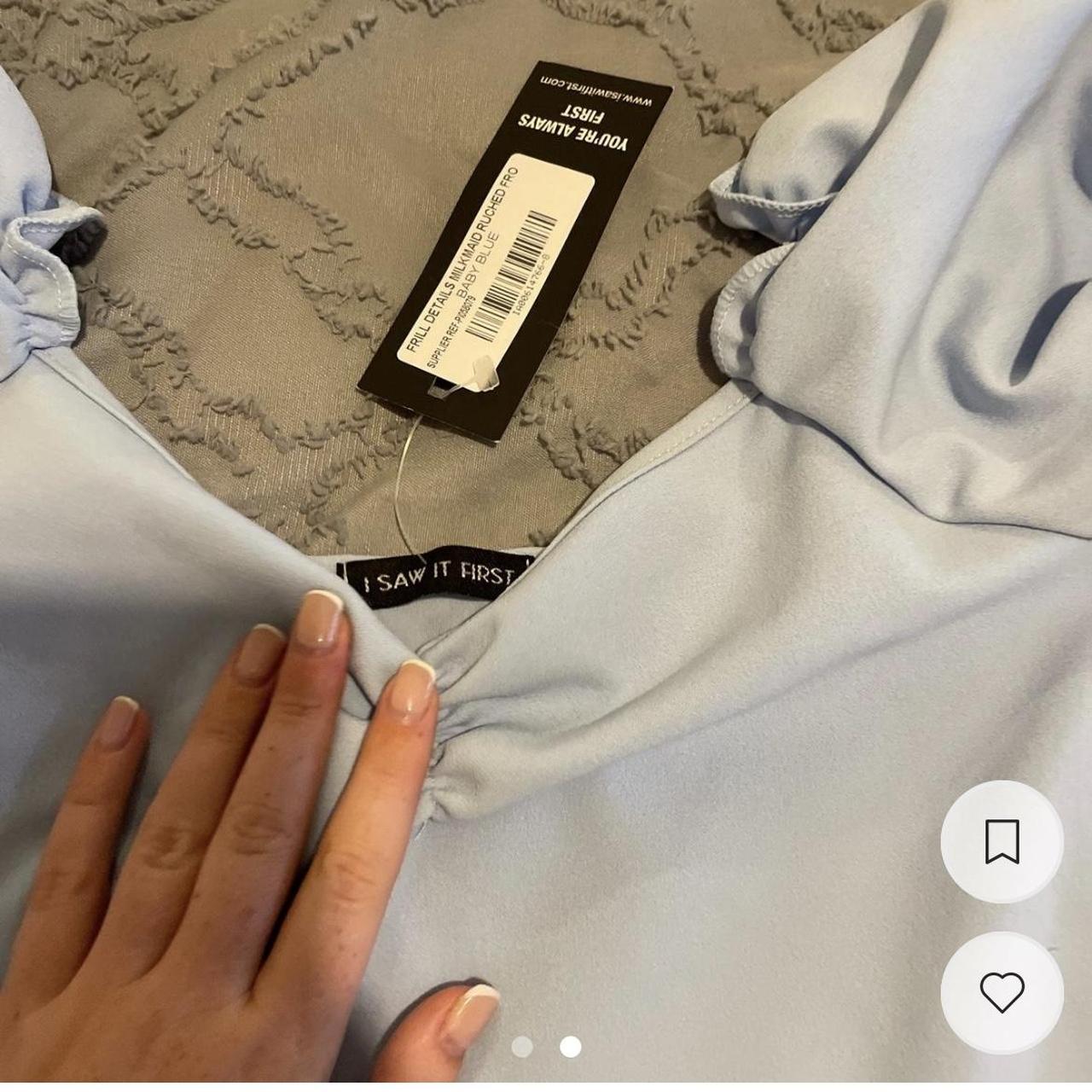 Baby blue bodysuit. I saw it first. Tags on. Size 8 - Depop