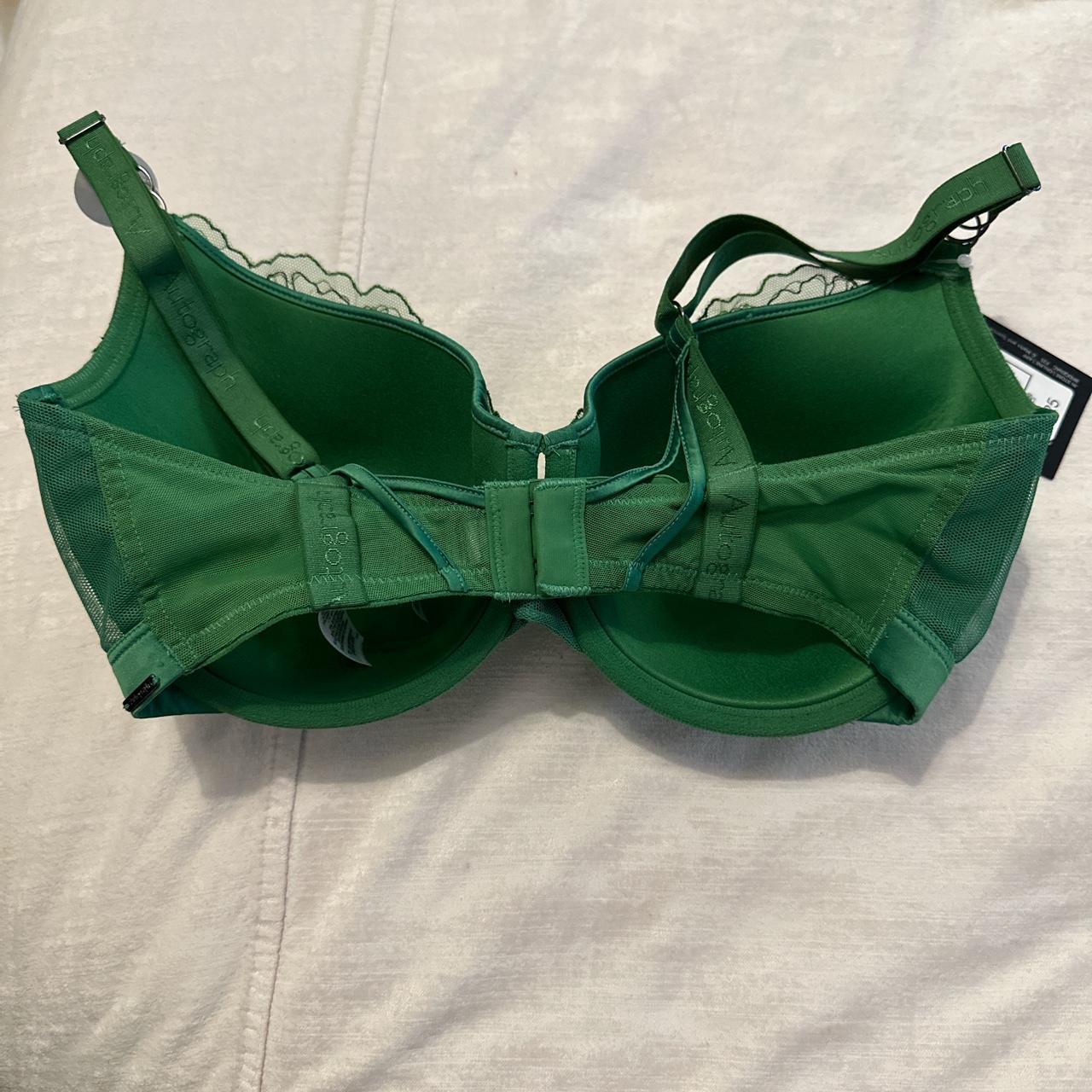 Marks and Spencer’s Autograph bra Green with... - Depop