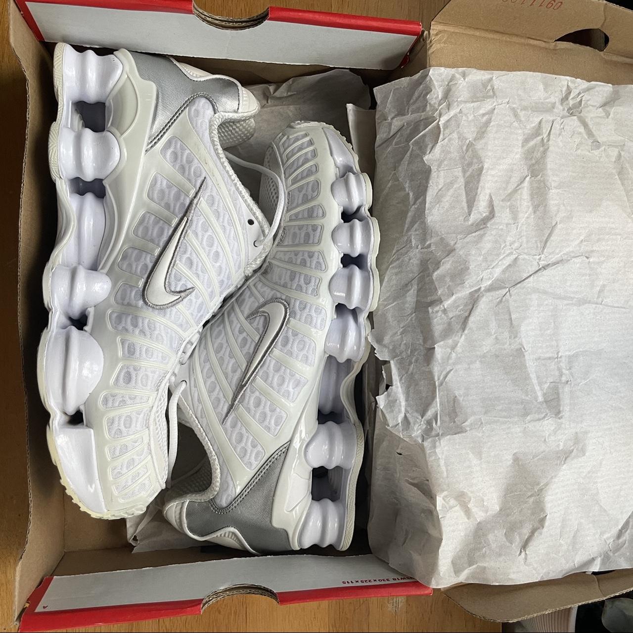 NIKE SHOX TL Great condition Few scuffs here and... - Depop