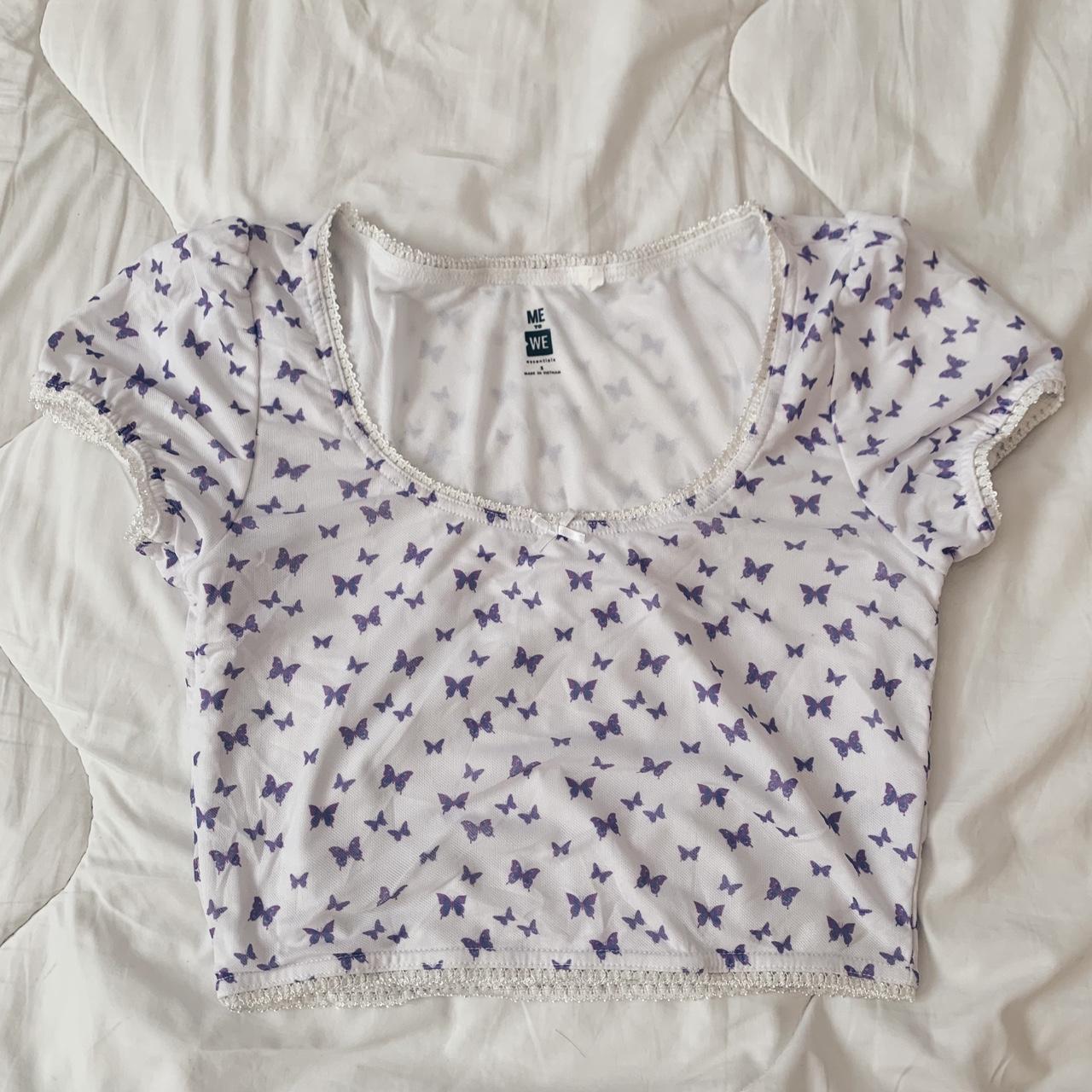 Butterfly top from pacsun... - Depop