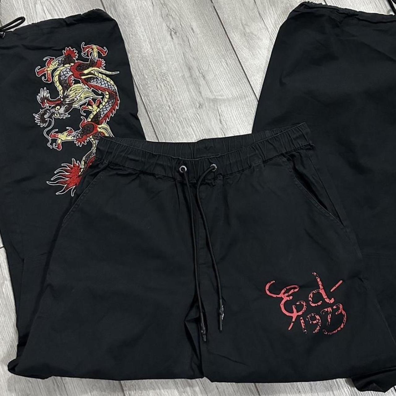 - Ed hardy x urban outfitters exclusive black dragon... - Depop