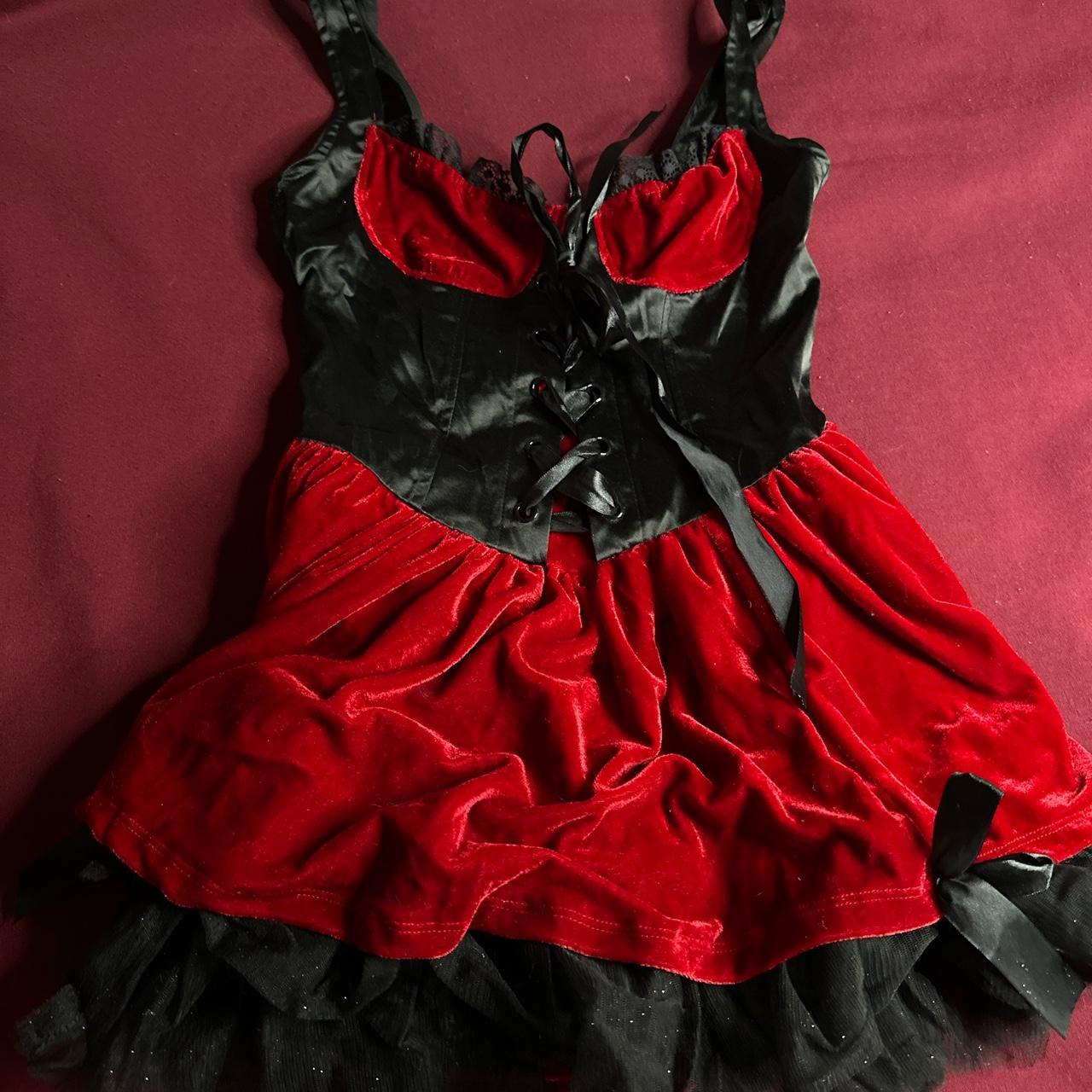 Lip service red riding hood corset dress Cape not... - Depop