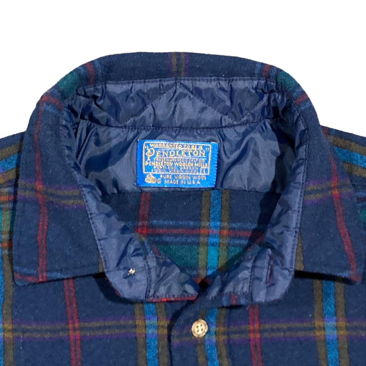 Pendleton Men's Navy Shirt | Depop