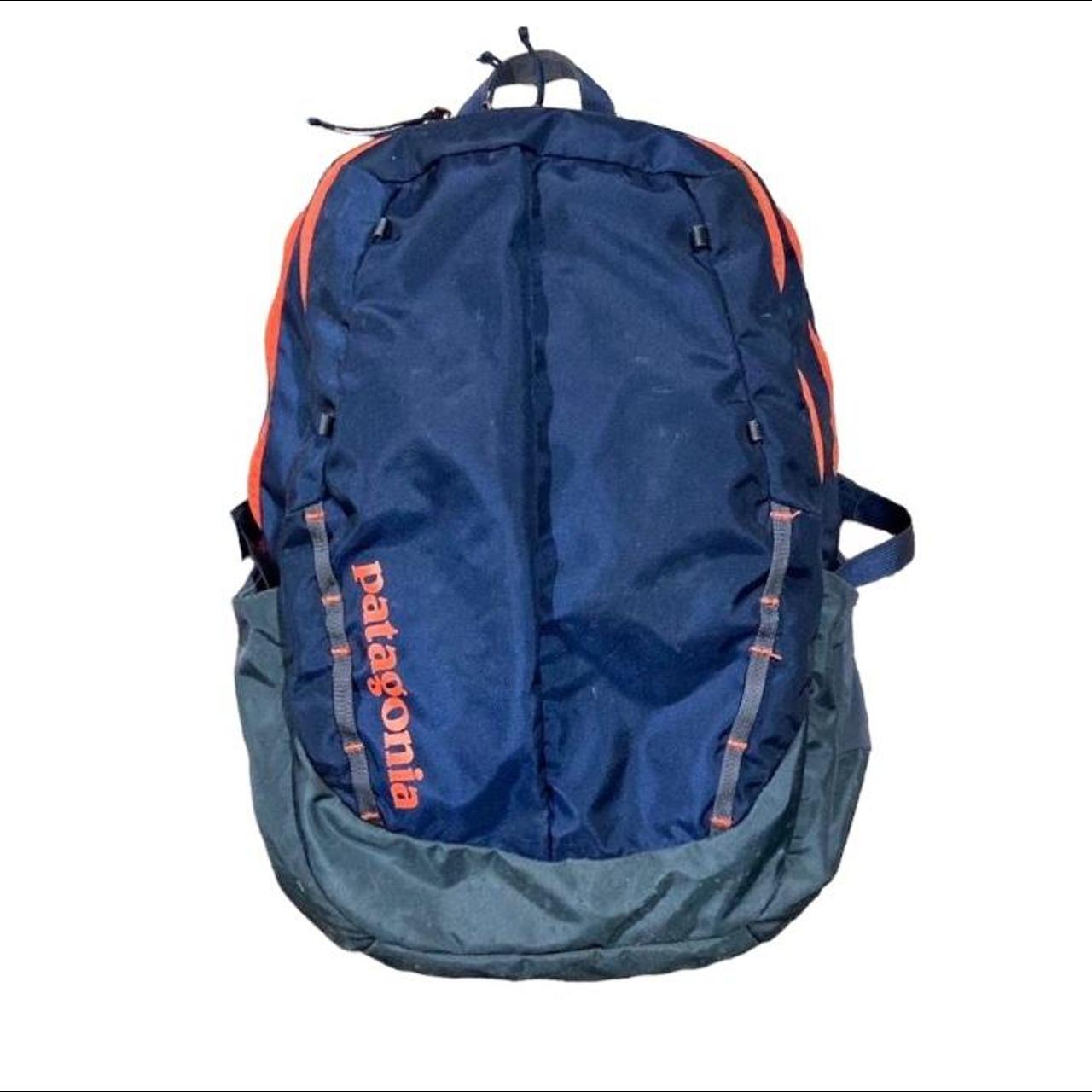 Patagonia Men's Blue and Orange Bag | Depop