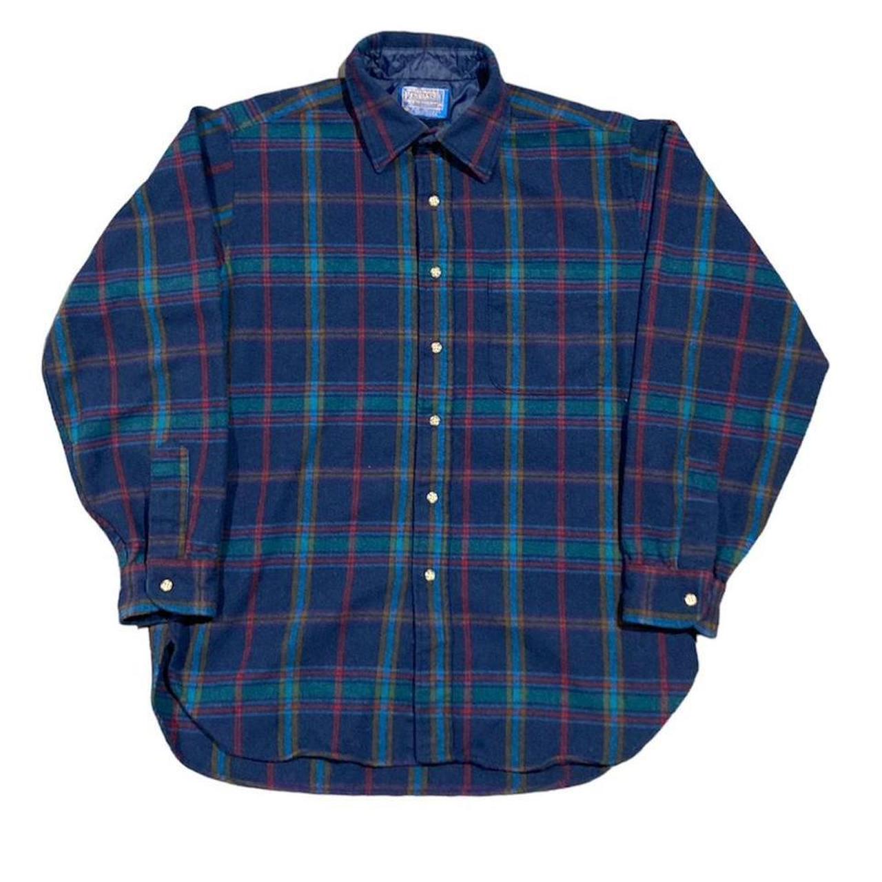 Pendleton Men's Navy Shirt | Depop