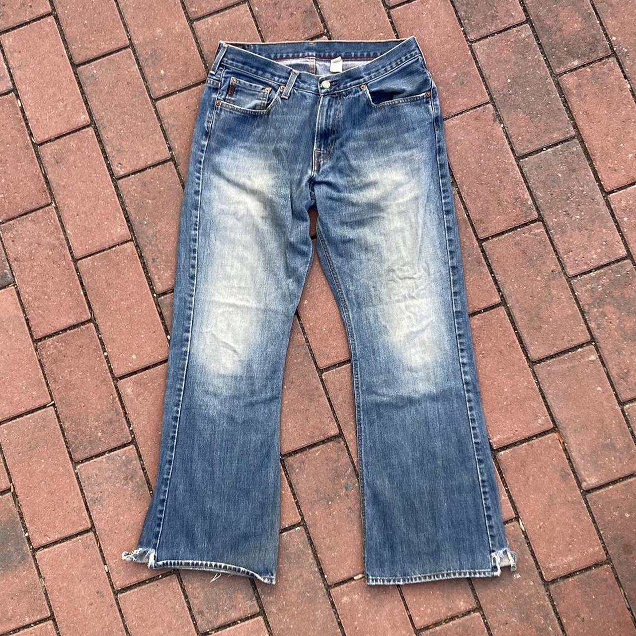 Vintage Abercrombie & Fitch flare jeans Awesome... - Depop