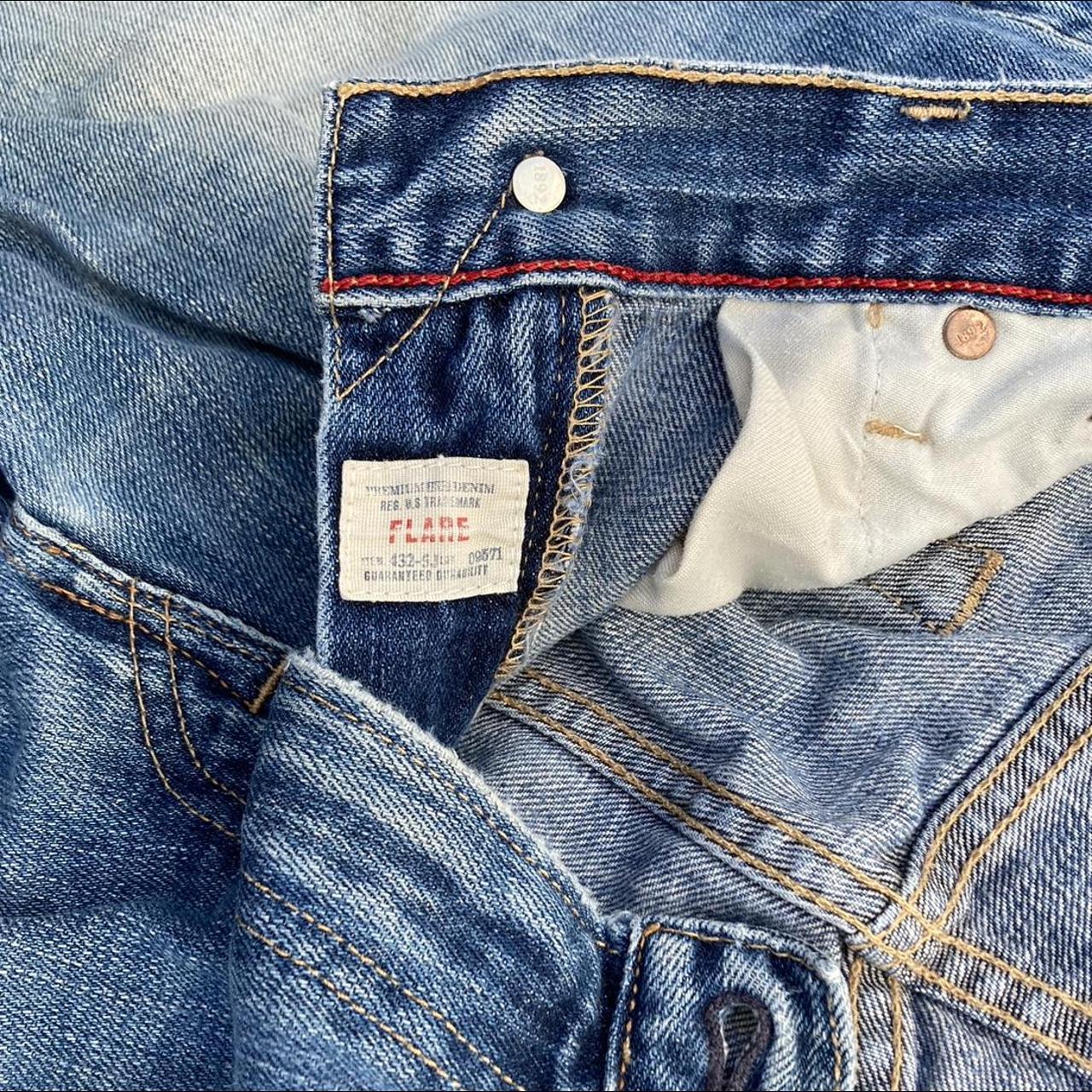 Vintage Abercrombie & Fitch flare jeans Awesome... - Depop