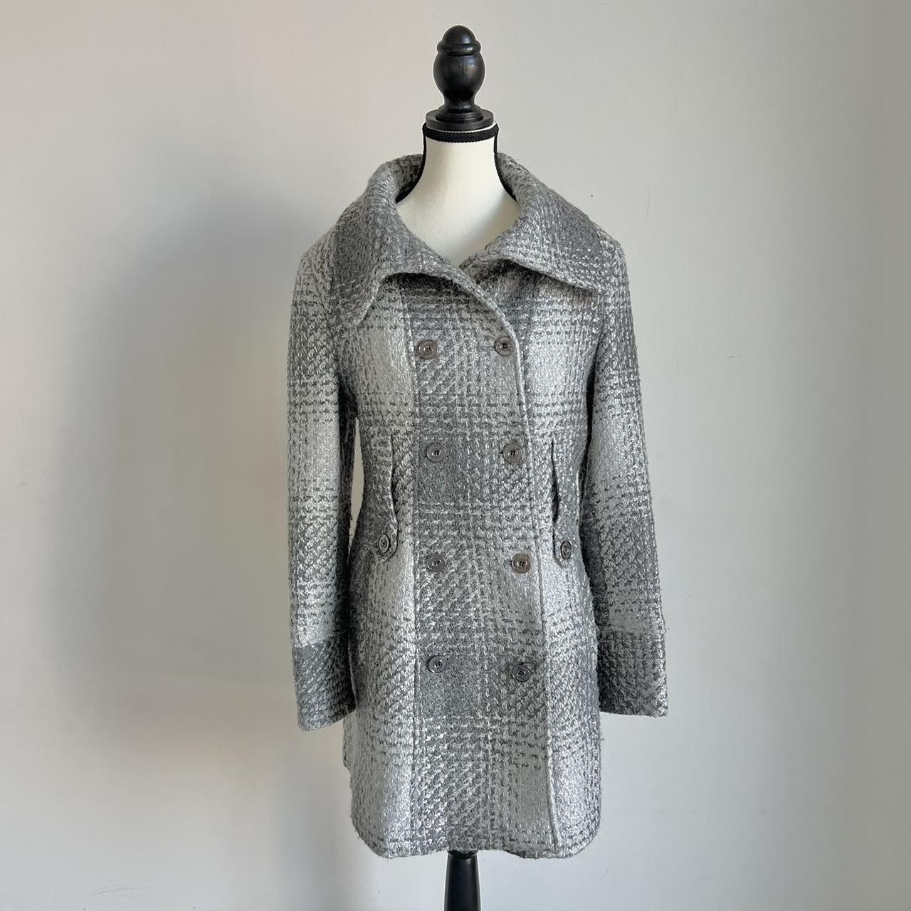 Guess Women's Grey and Black Jacket | Depop