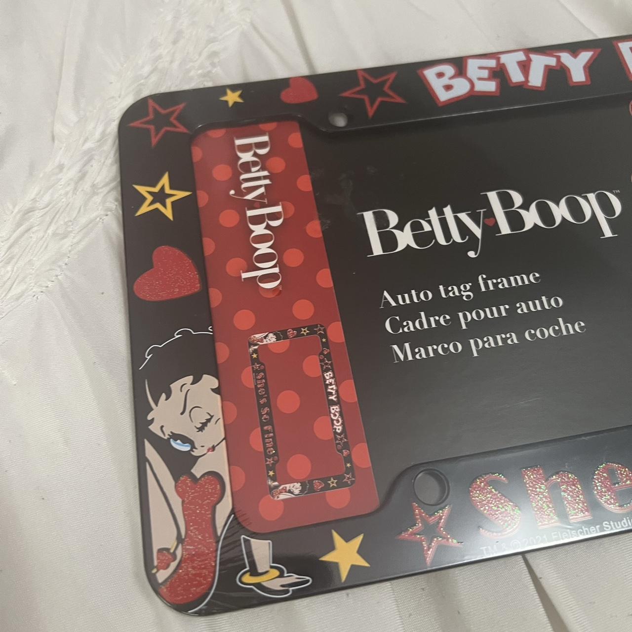 NEW Betty Boop License Plate Frame • new in... - Depop