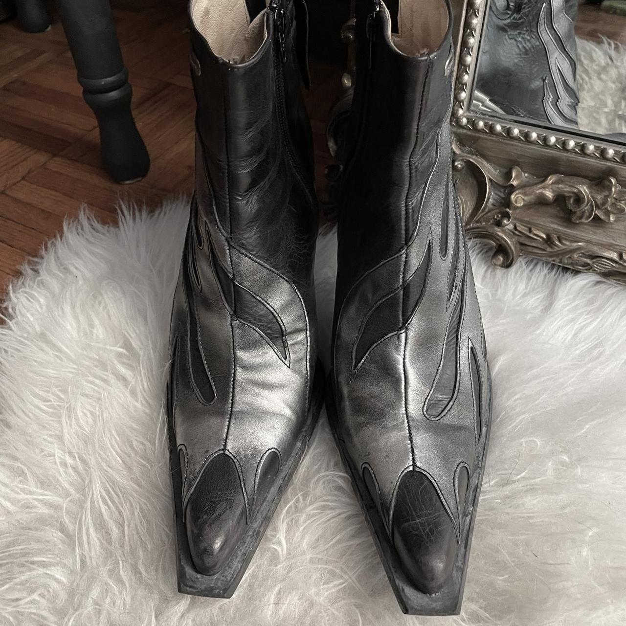 vintage rare new rock malicia collection heeled... - Depop